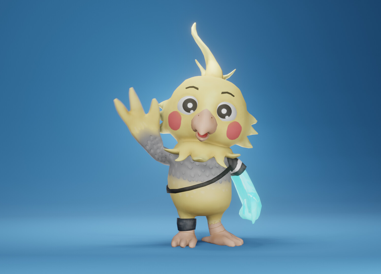 ArtStation - cockatiel mascot