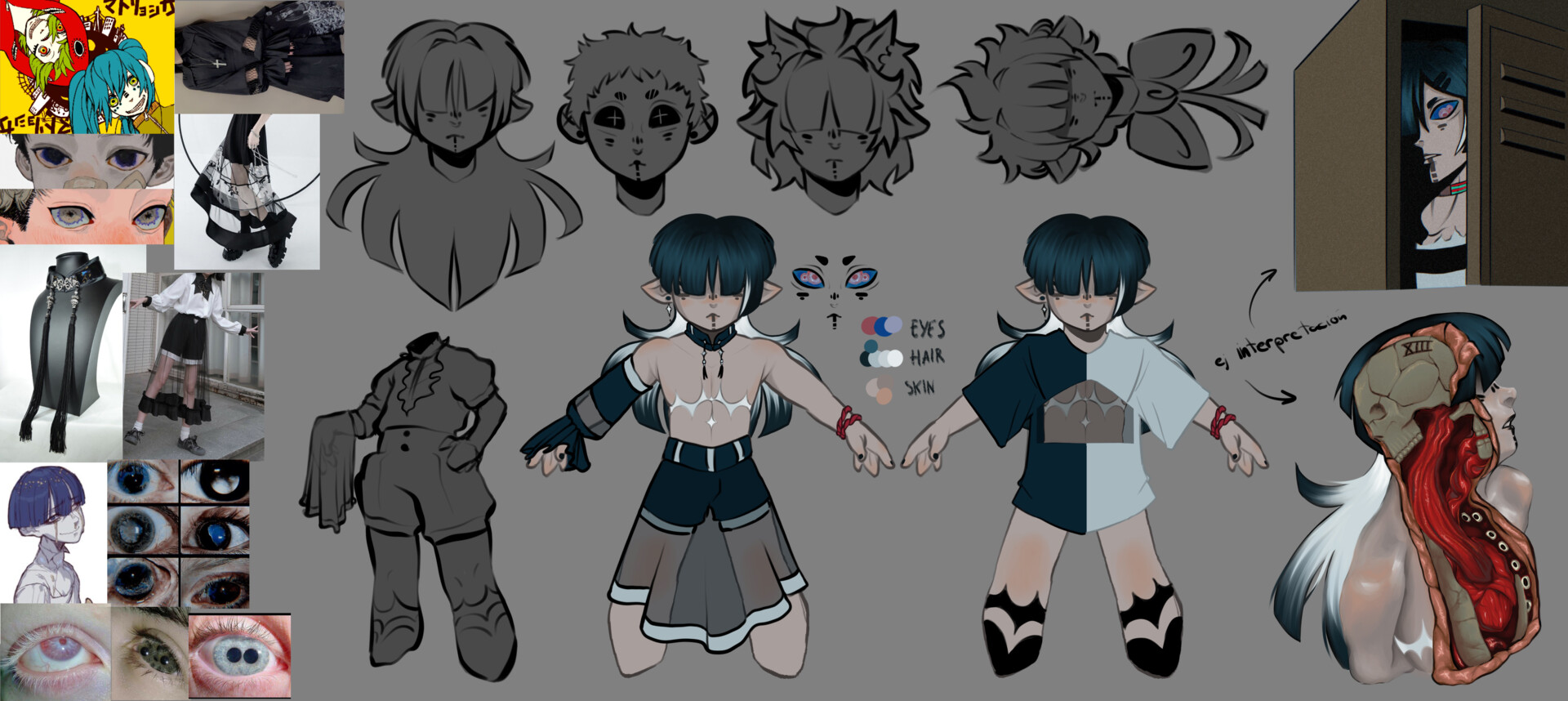 ArtStation - original character sheet