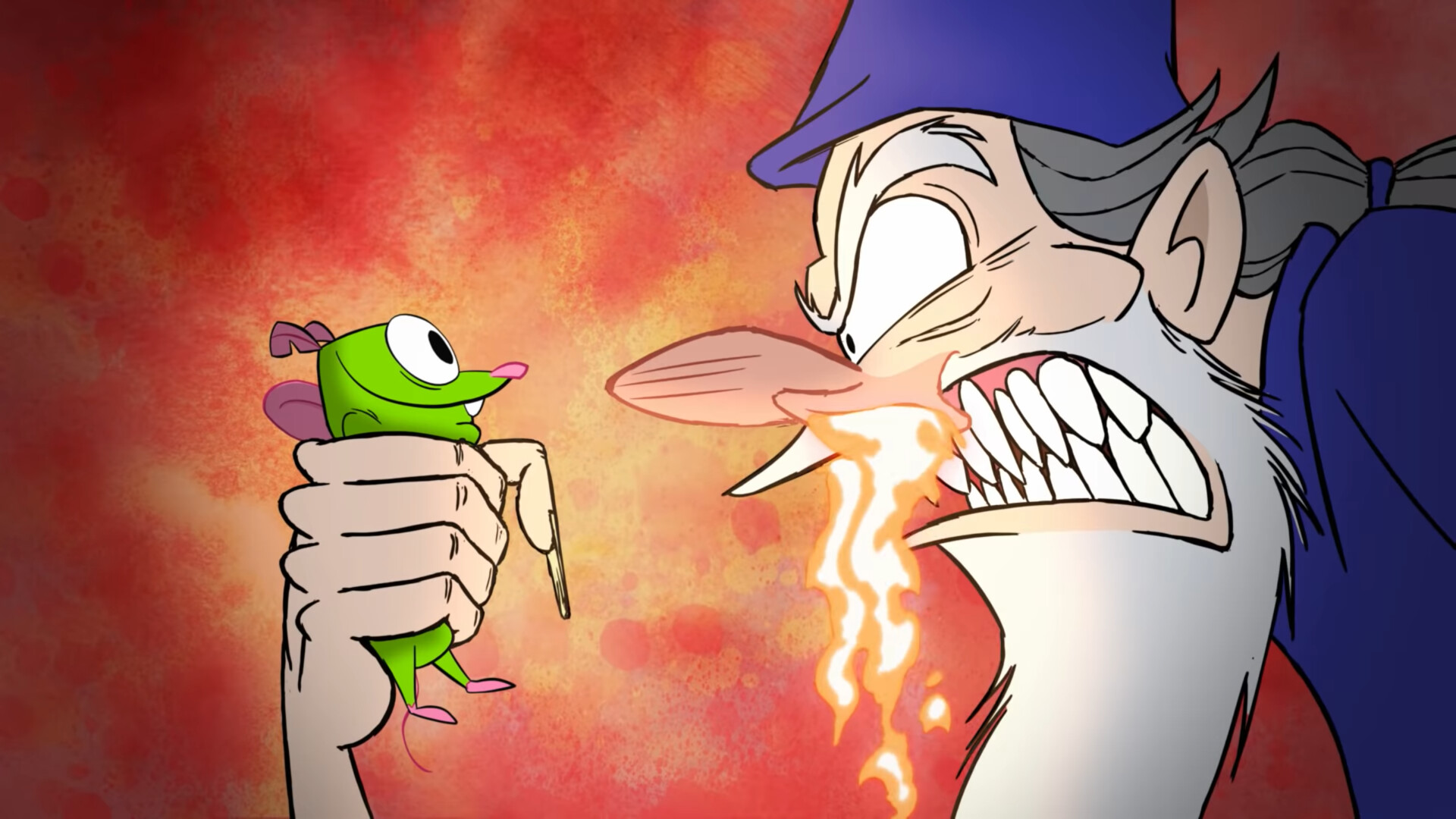 Flik Falk Studios - 2D FX Nickelodeon Shorts Earmouse and Bottle / Hole