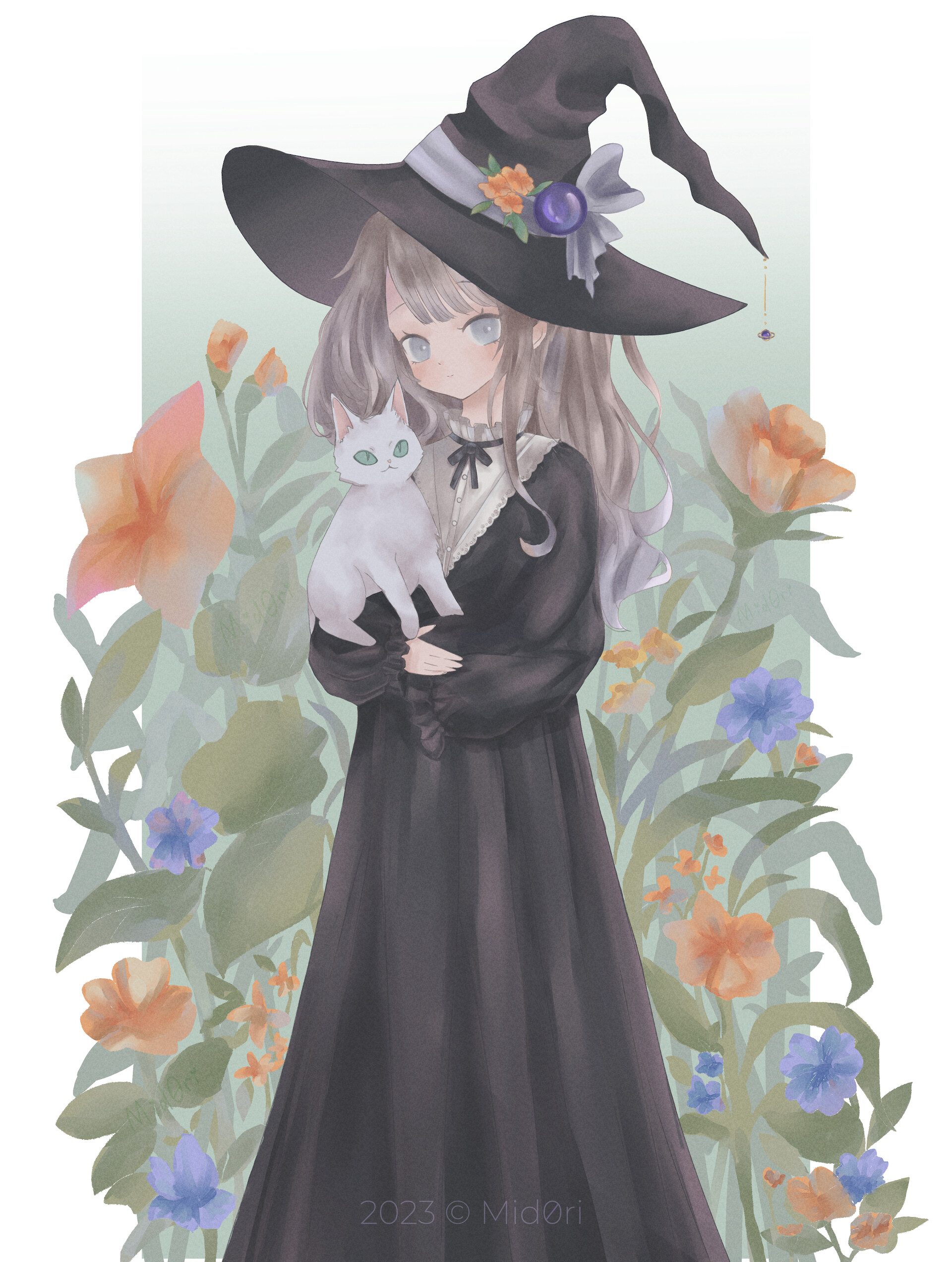 ArtStation - Witch and cat