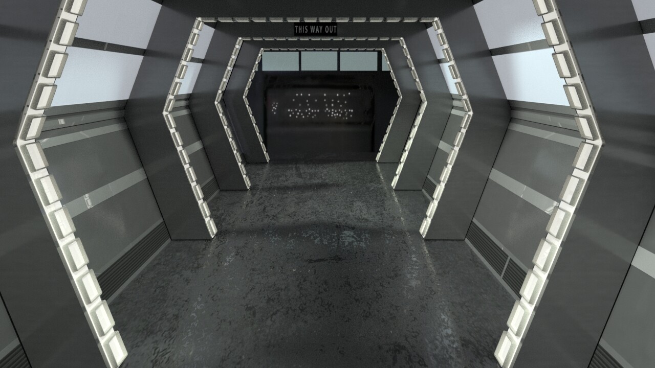 ArtStation - Spaceballs the Movie, Hallway