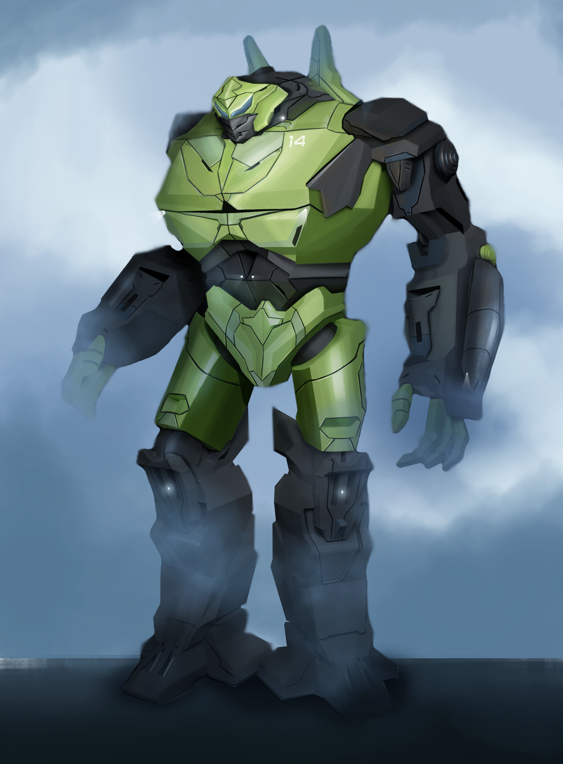 ArtStation - Mech exercise