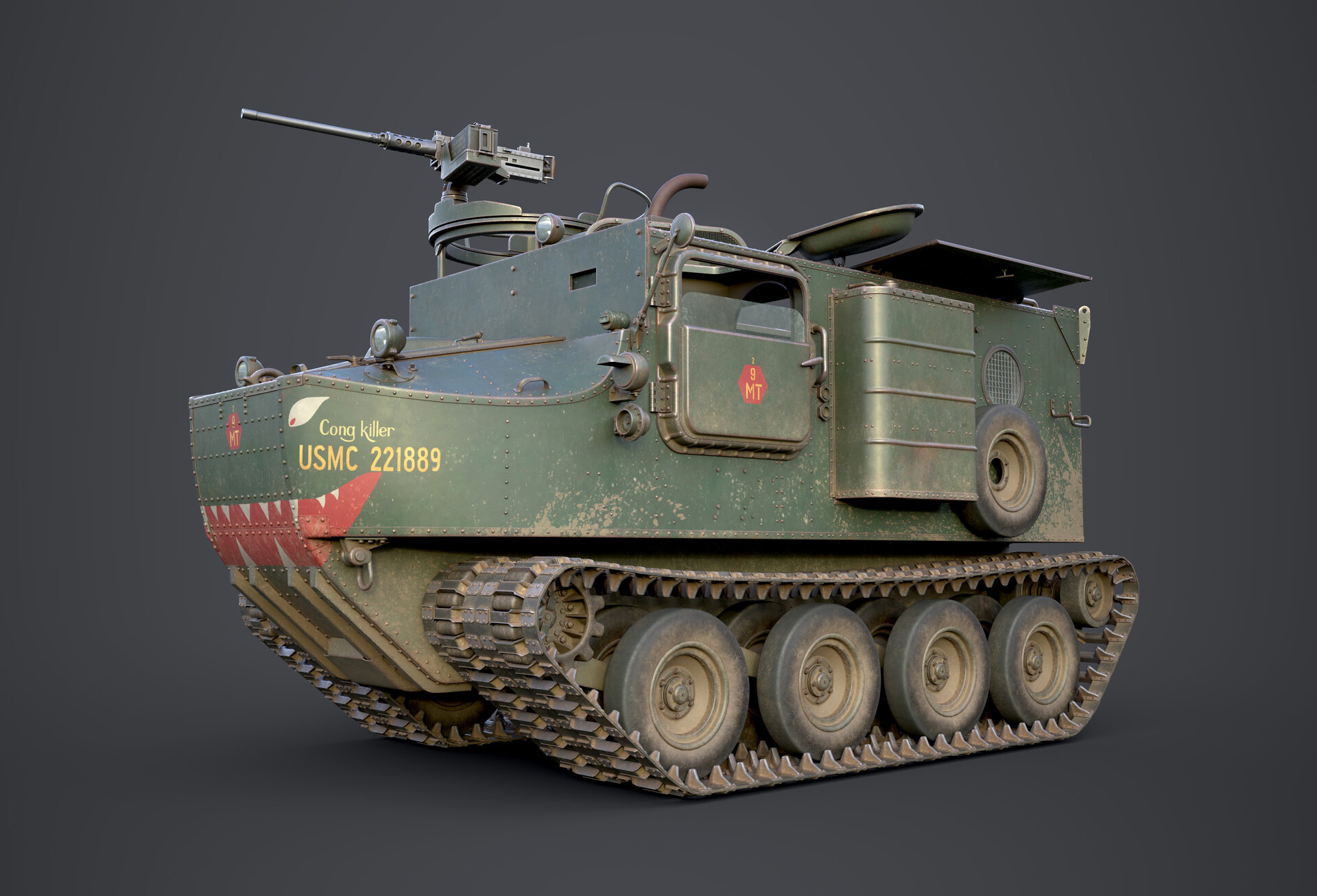 ArtStation - M76 Otter (pt2)