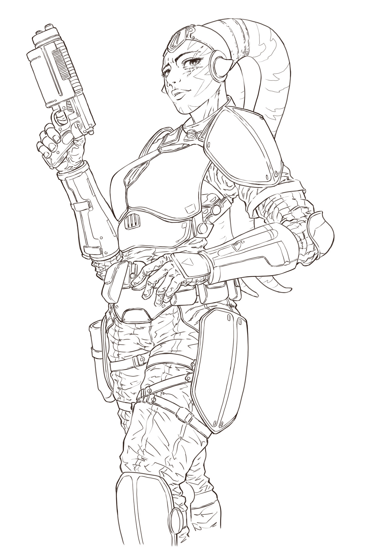 star wars bounty hunter coloring pages