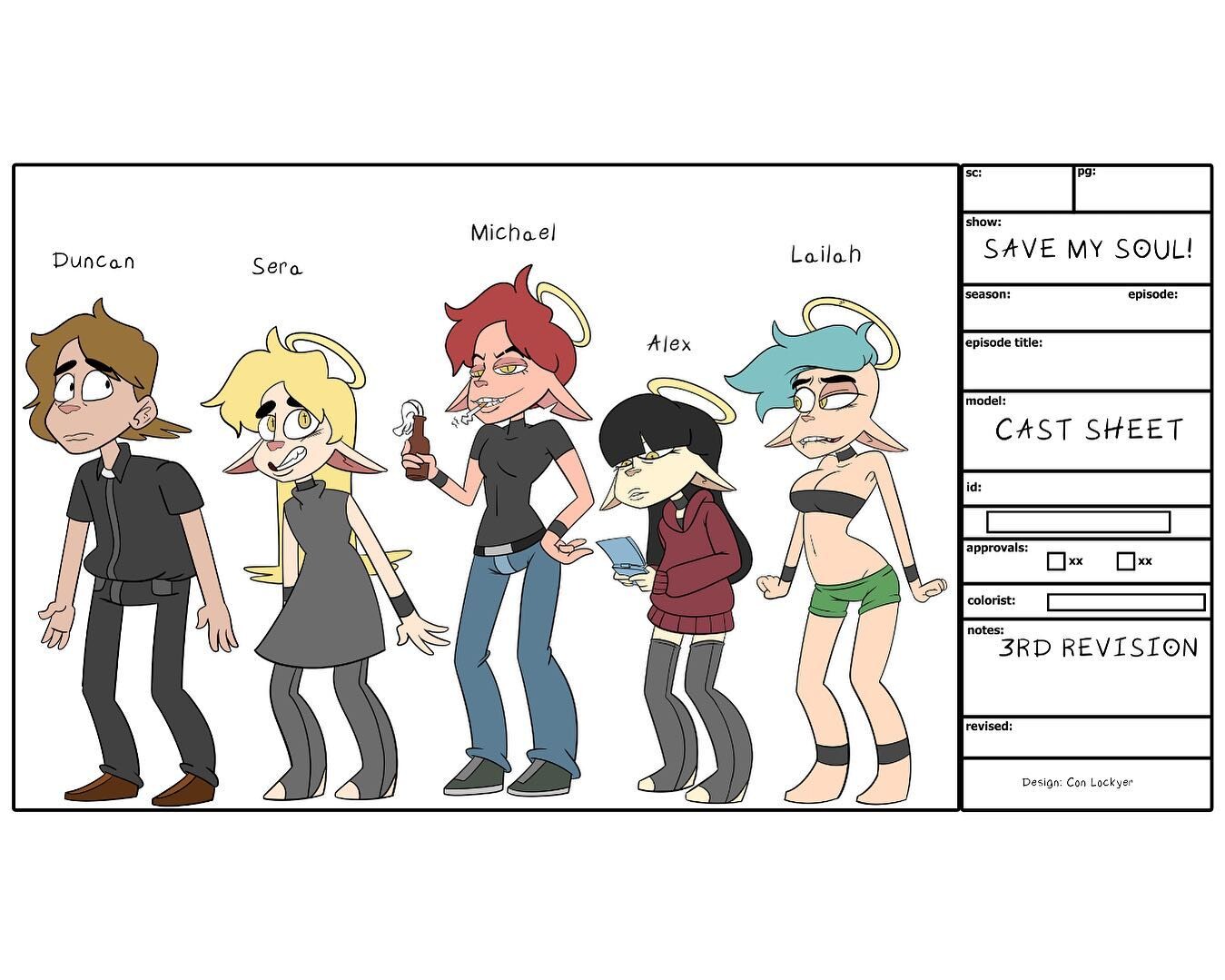 Conor Lockyer - 2D Character Design