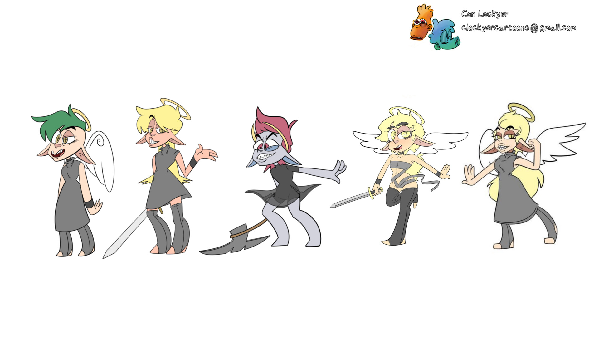 Conor Lockyer - 2D Character Design