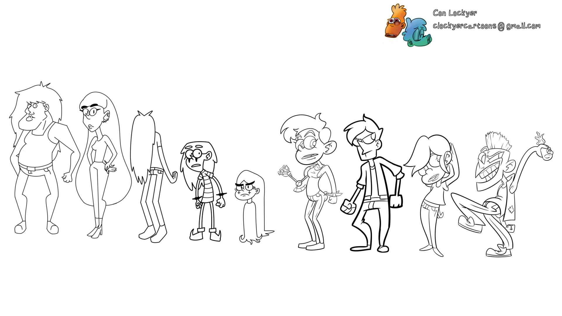 Conor Lockyer - 2D Character Design