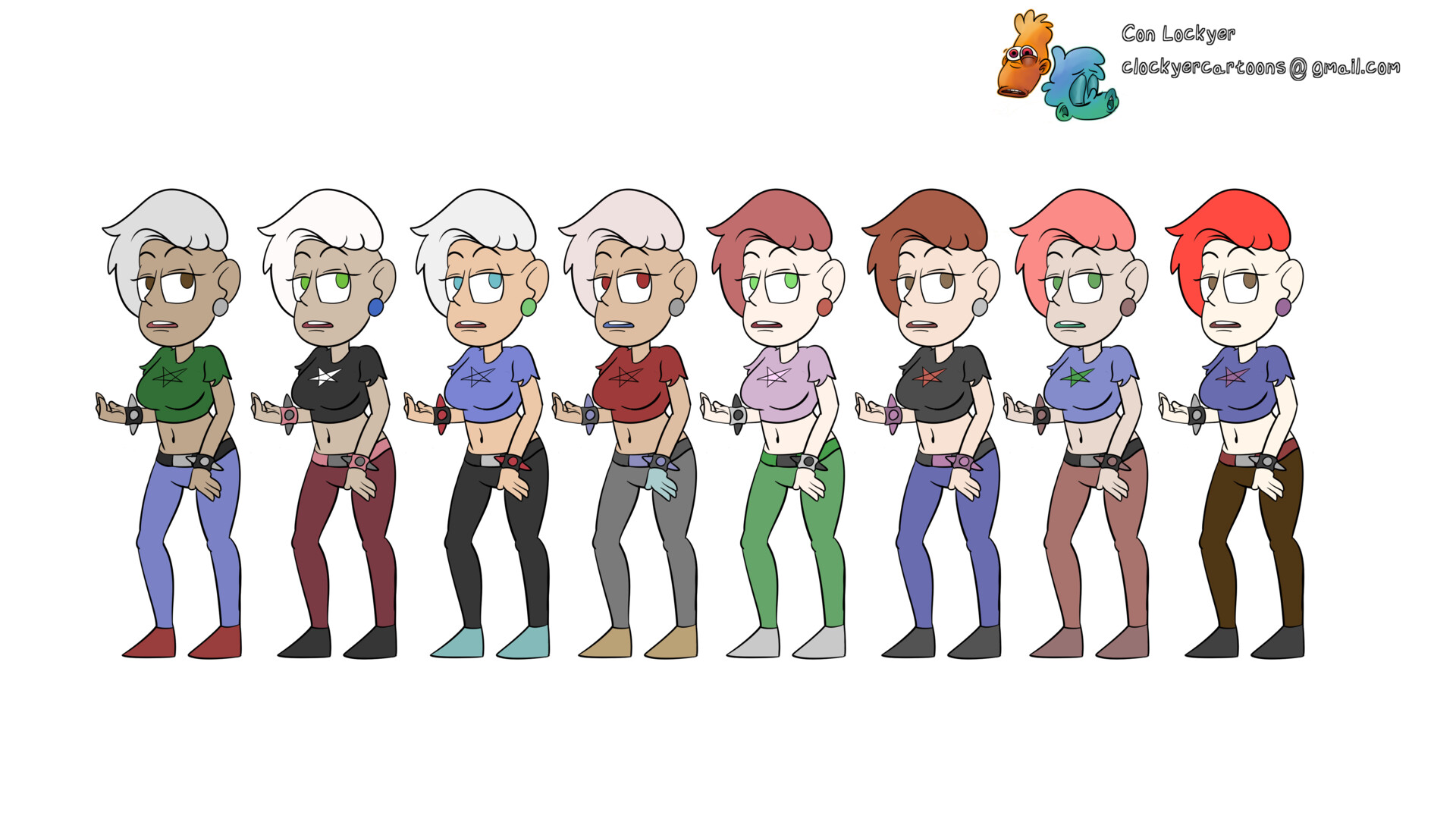 Conor Lockyer - 2D Character Design