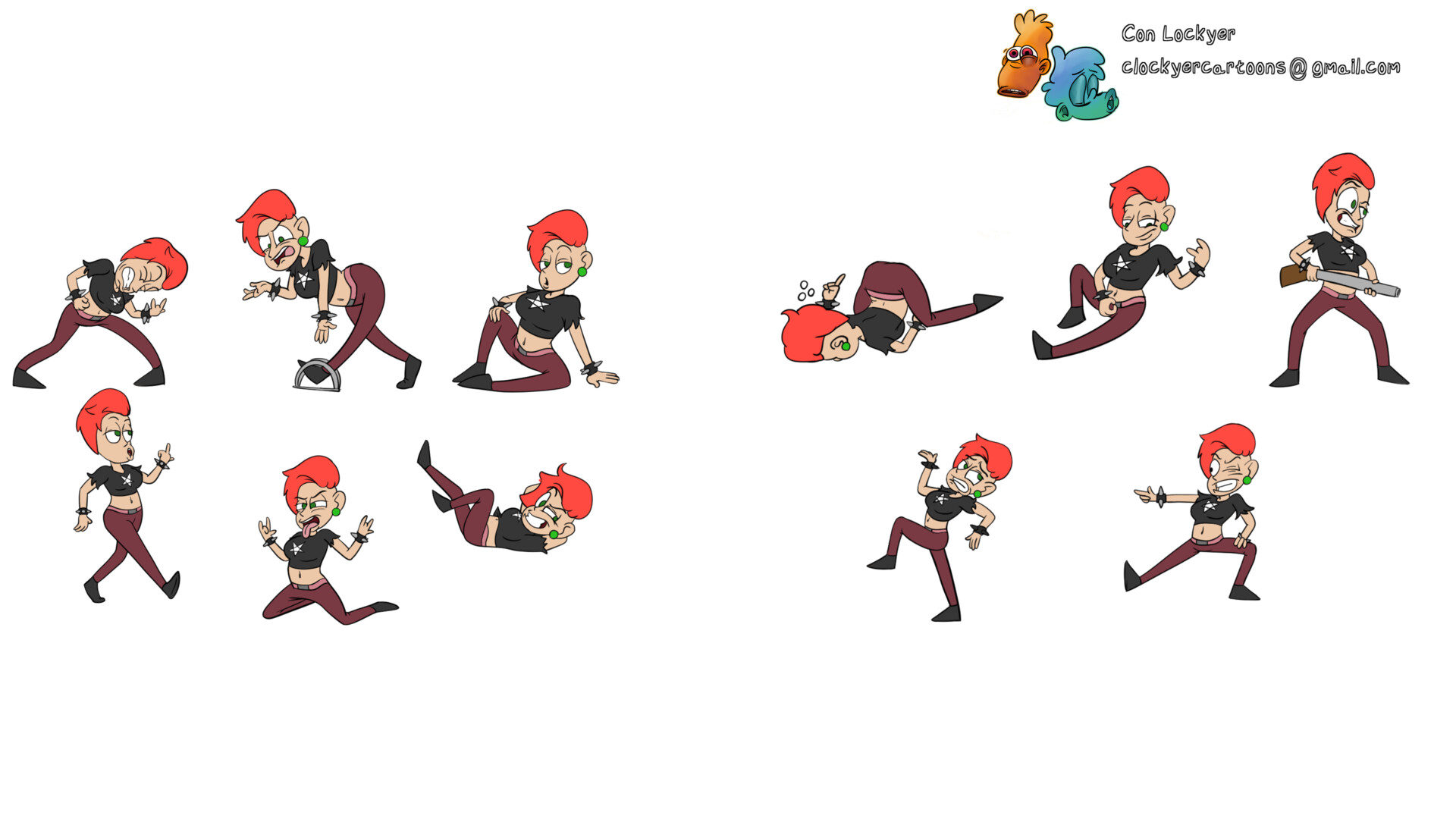 Conor Lockyer - 2D Character Design