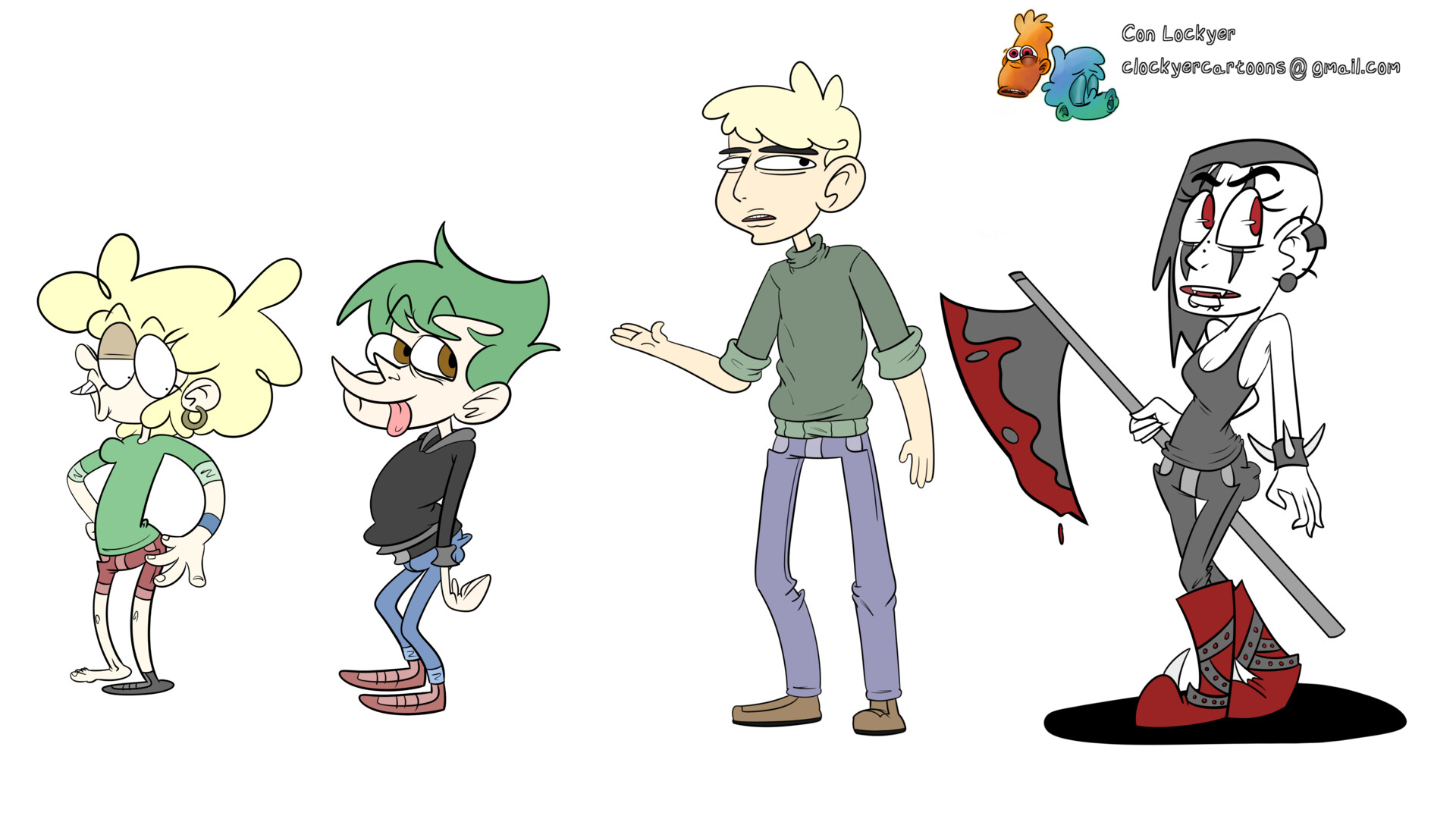 Conor Lockyer - 2D Character Design