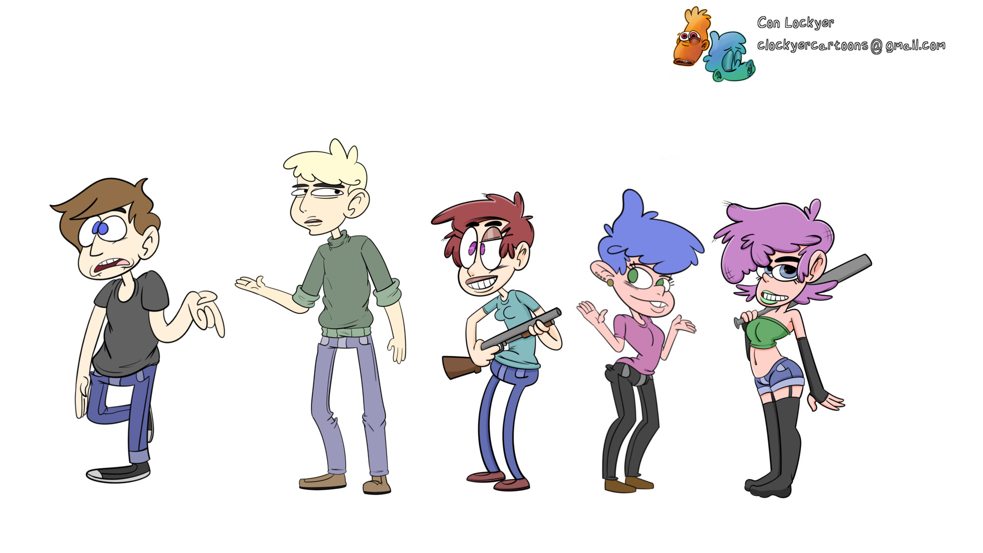 Conor Lockyer - 2D Character Design