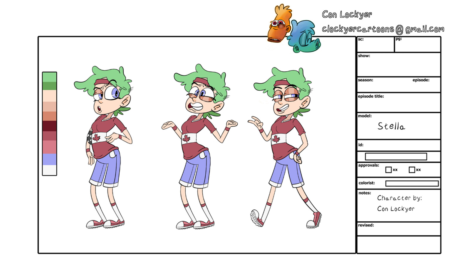 Conor Lockyer - 2D Character Design