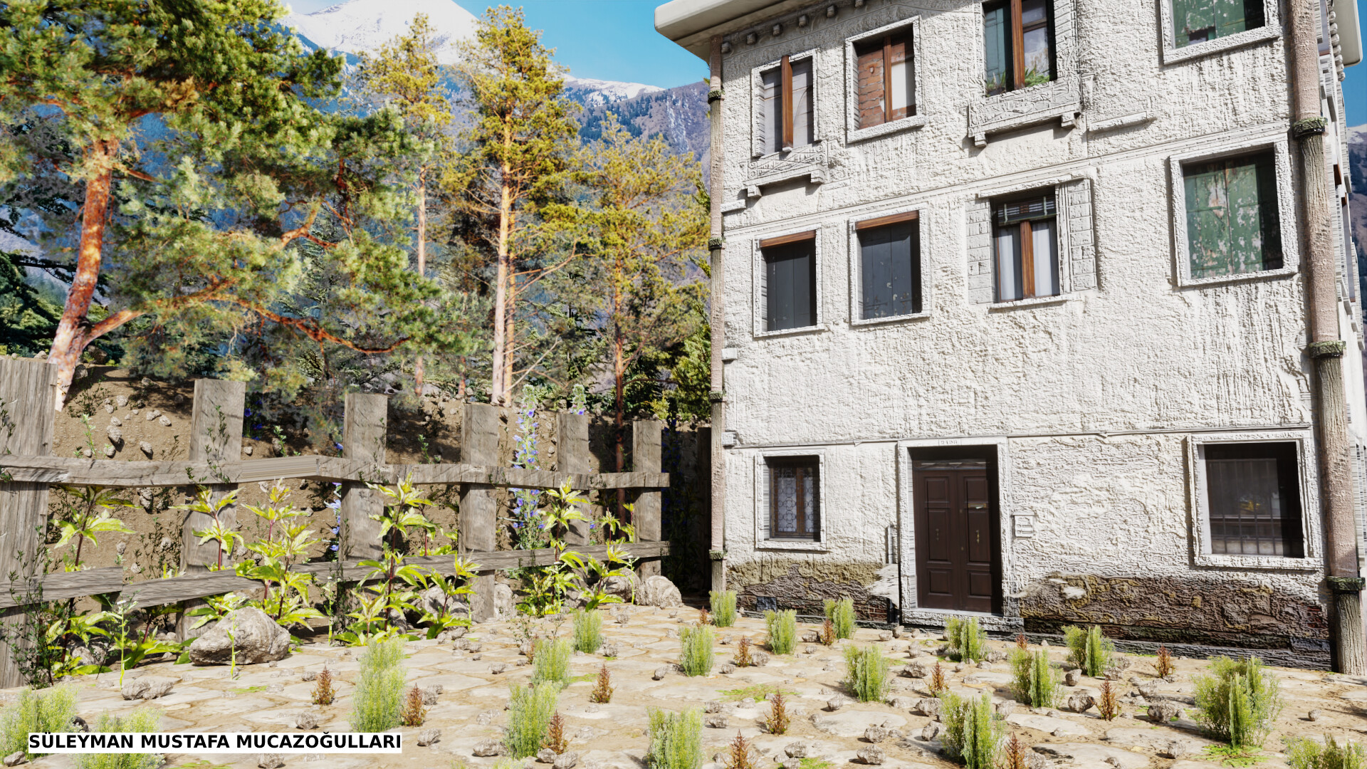 ArtStation - 3d Projection Mapping İan Hubert Style Consept Art