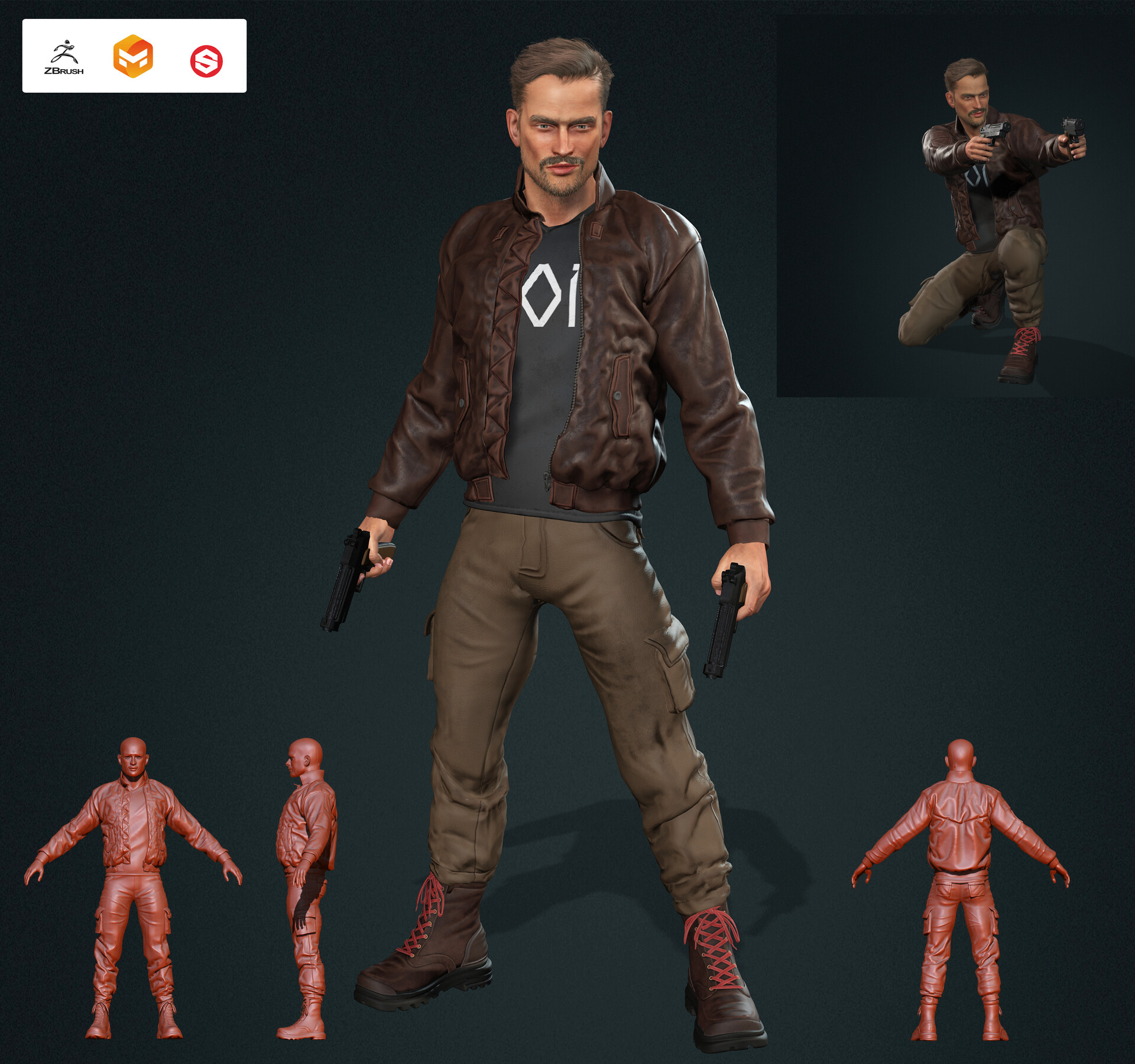 ArtStation - Male Spy