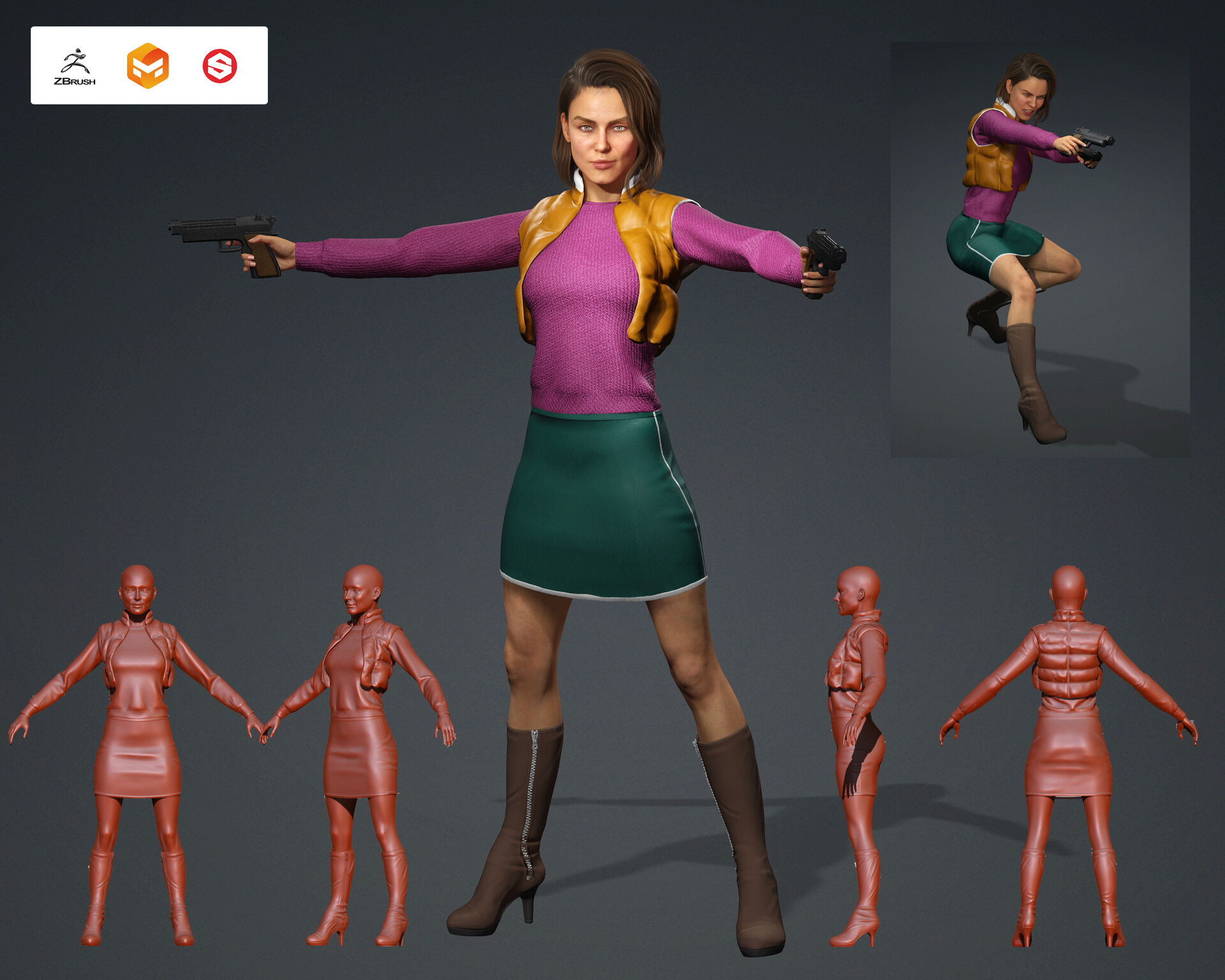 ArtStation - Female spy