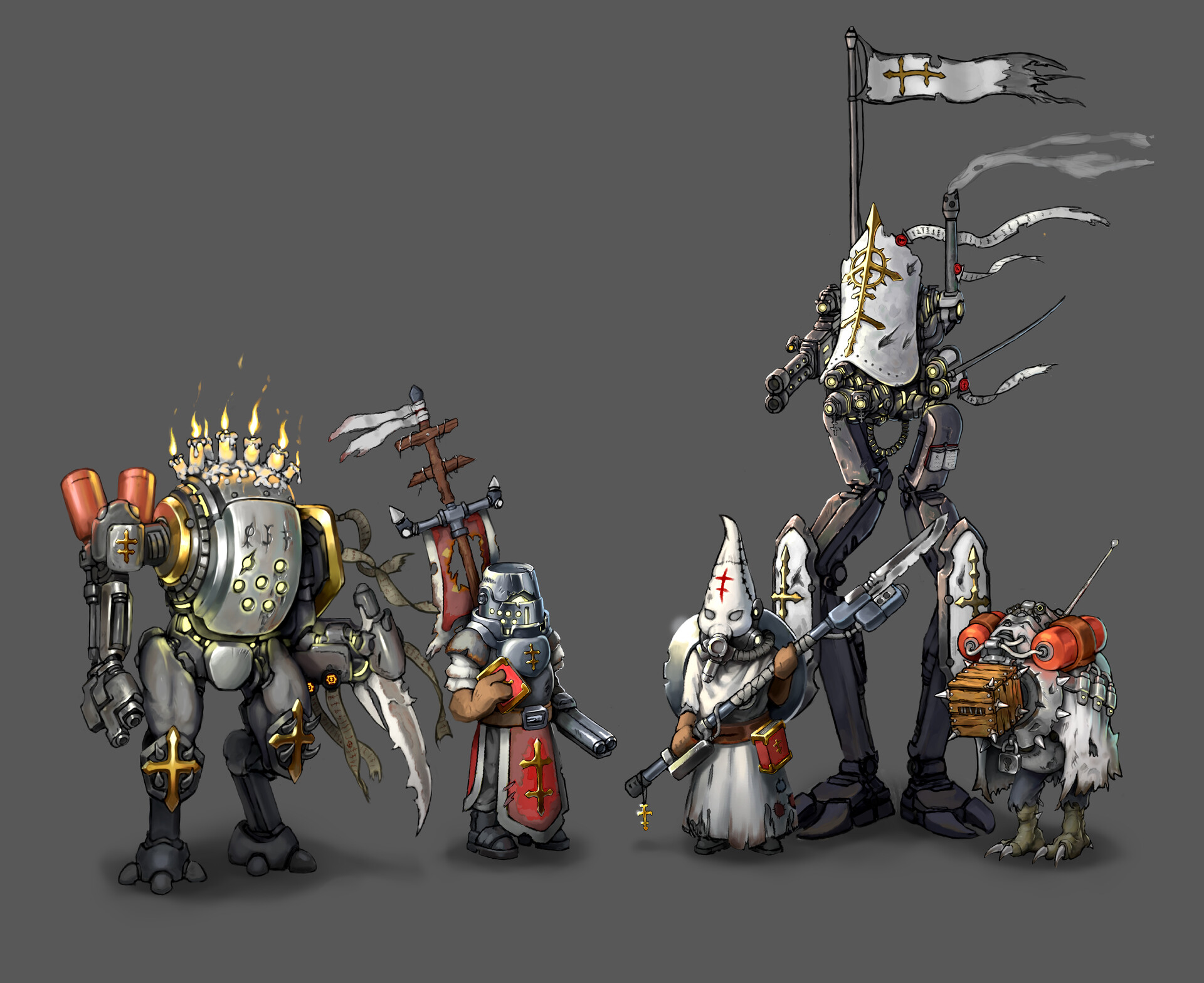 ArtStation - Army of holy knights 2022
