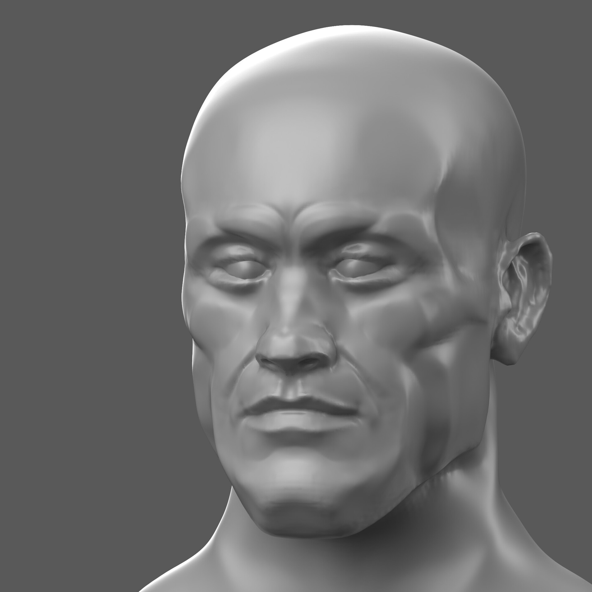 ArtStation - Head Sculpt Practice - Stylized