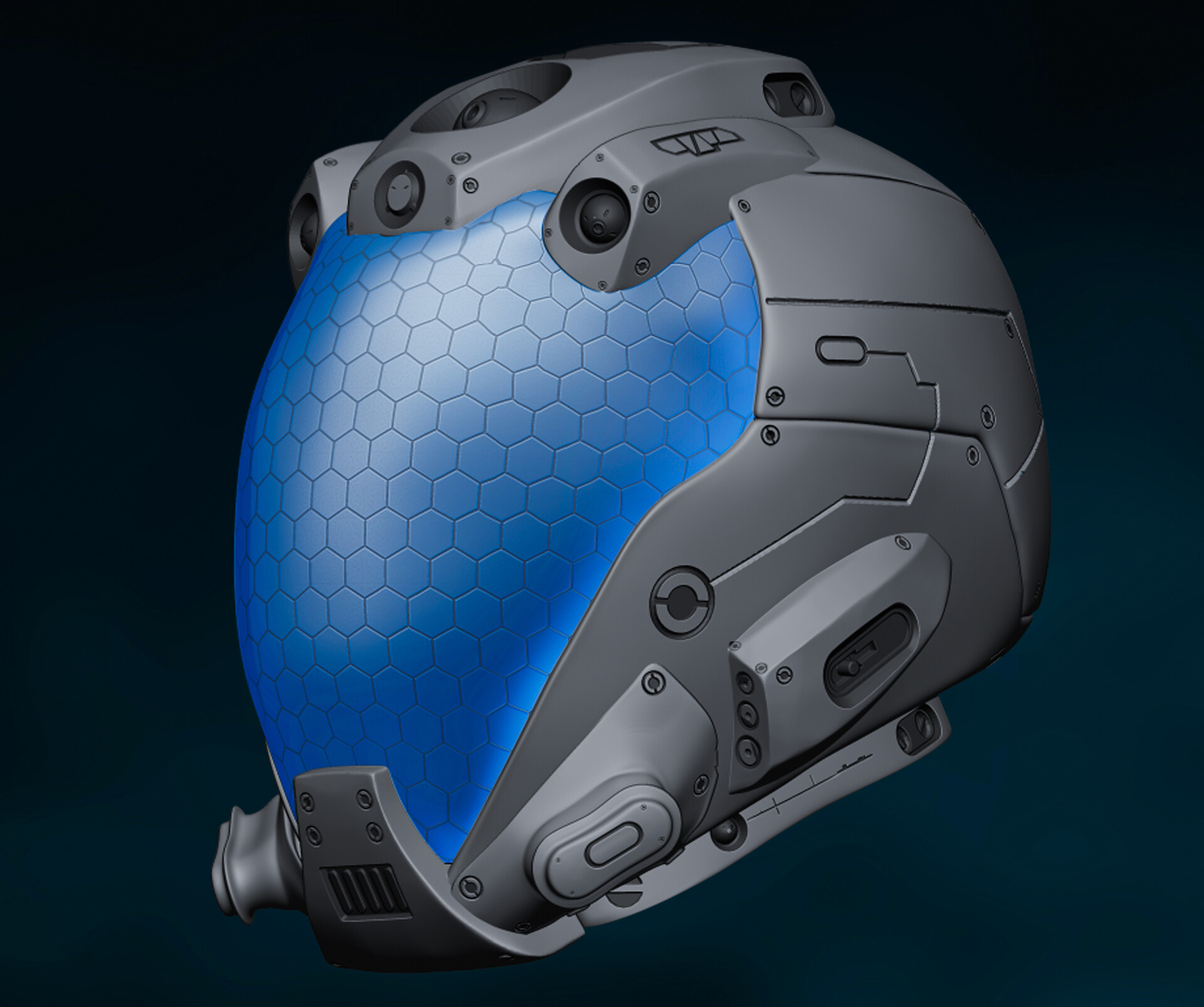 ArtStation - Sci-Fi Helmet