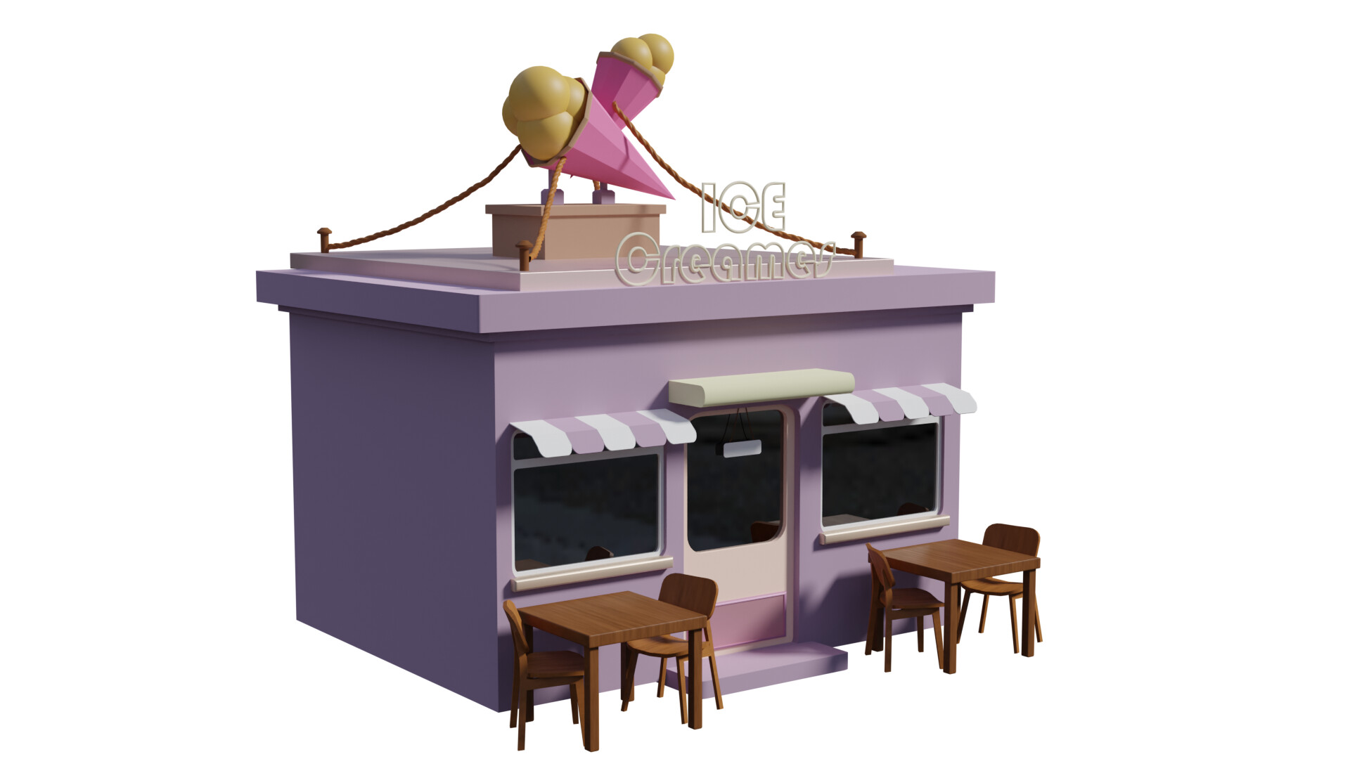 ArtStation - Ice cream shop
