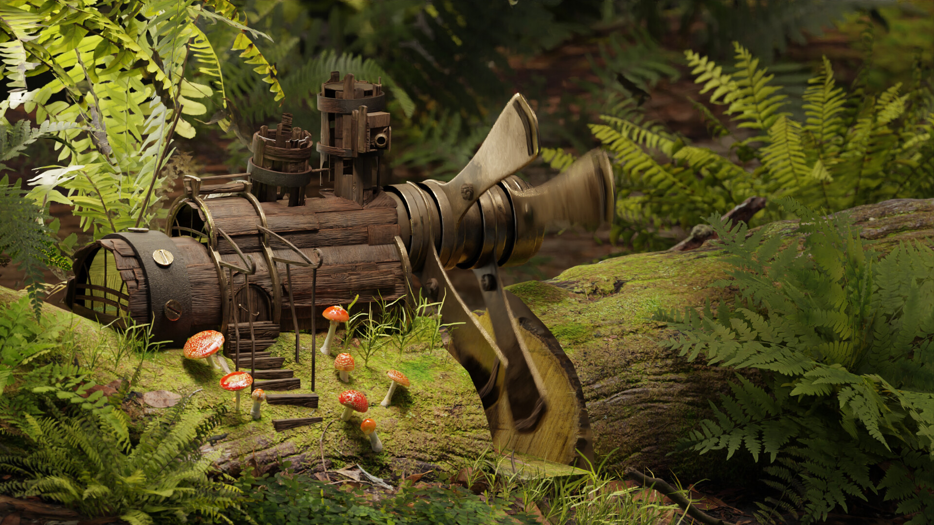 ArtStation - Wood Chopper
