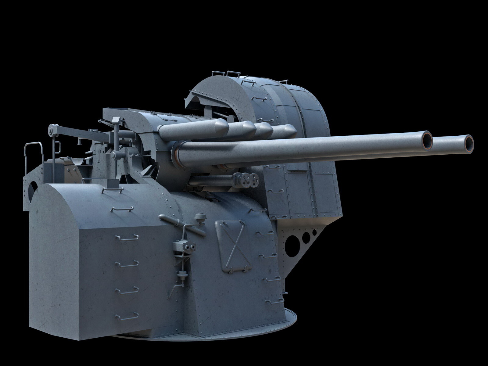 Stefan Dramiński - Japanese 12.7 cm/40 Type 89 naval gun