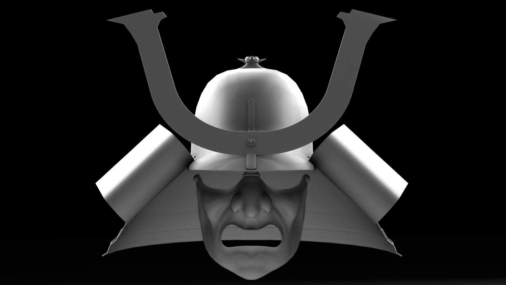 ArtStation - Kabuto_Samurai Helmet