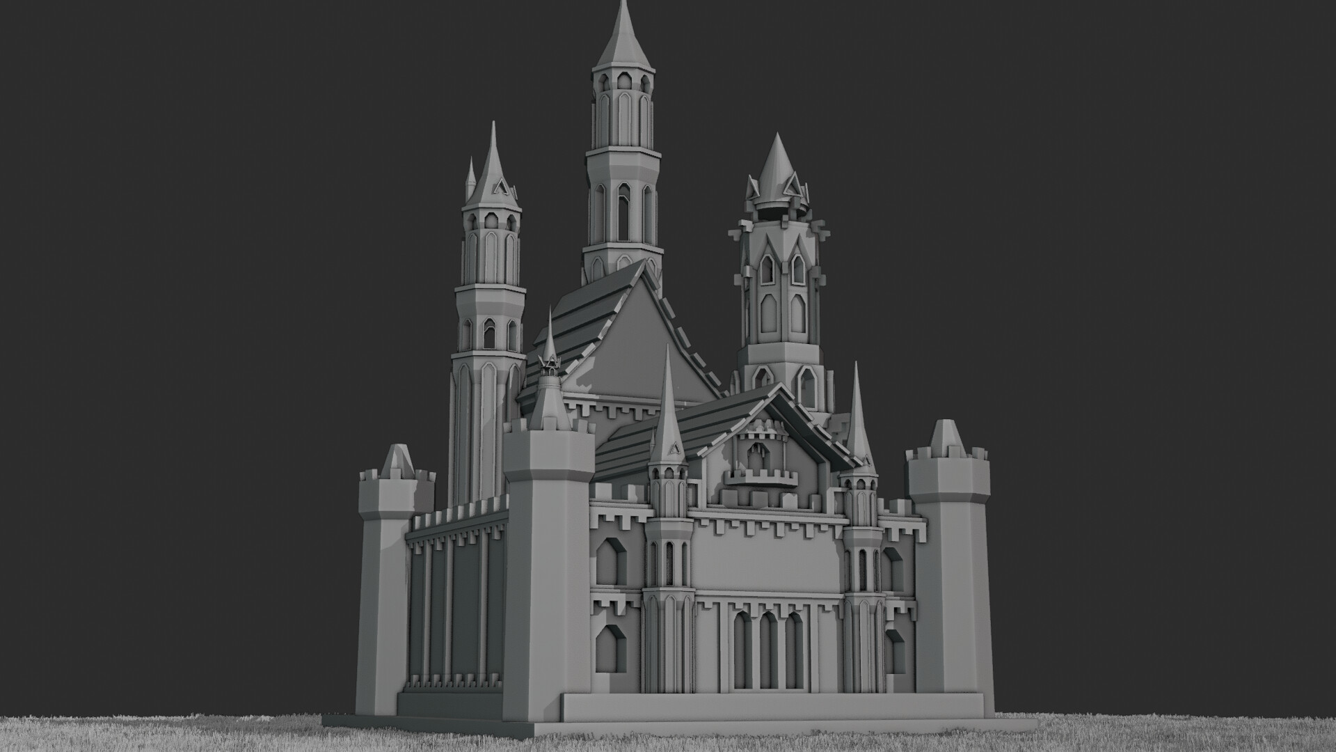 ArtStation - 3D Castle Modeling