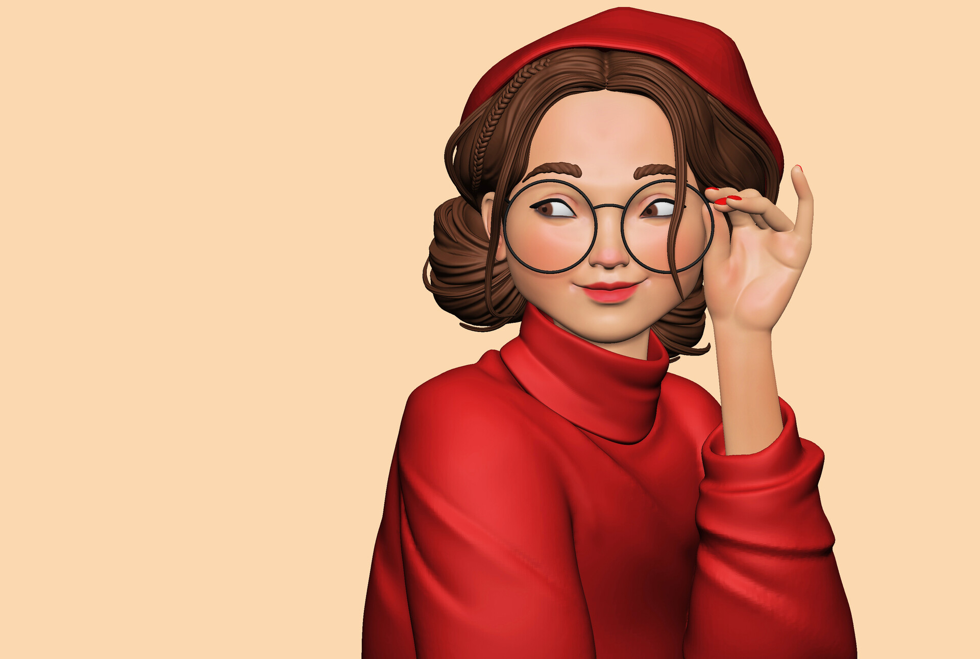 ArtStation - Stylized Character of a girl