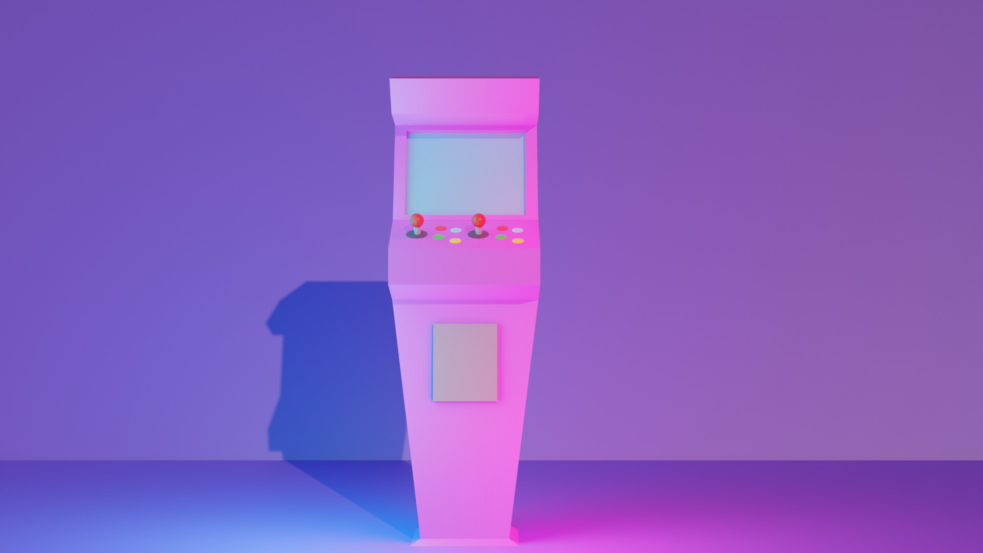 ArtStation - Low-Poly Arcade Machine