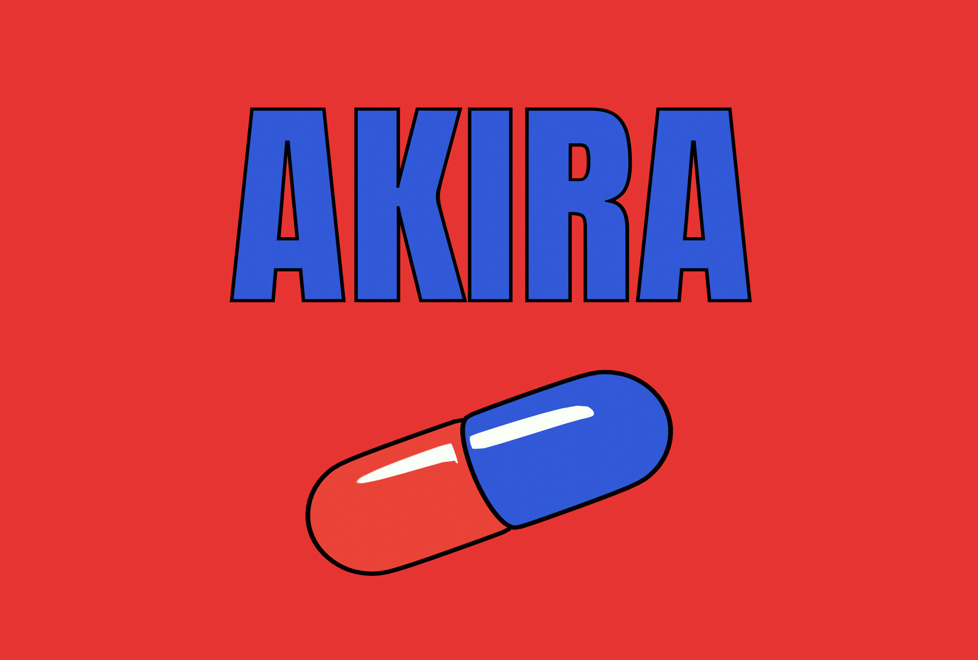 Akira Pill Logo Akira Pill Rave T Shirt Just Do It TokoPyramid