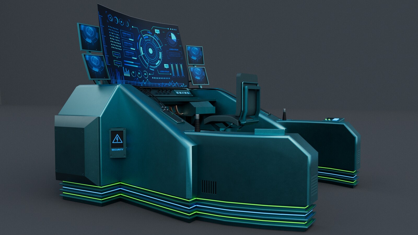 Muhammad Junaid - Sci-Fi Workstation