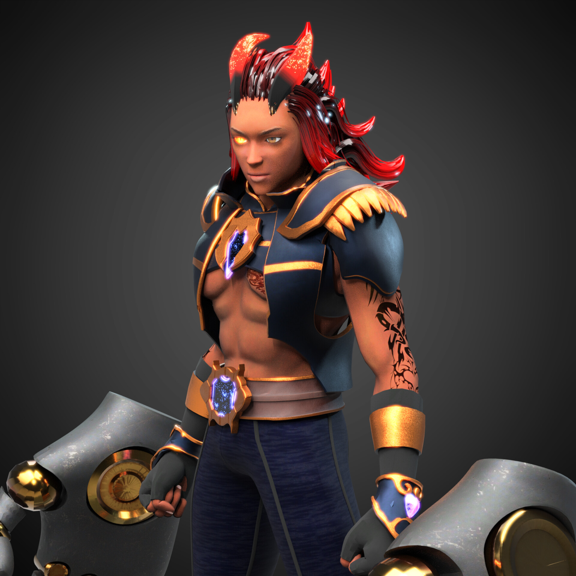 ArtStation - Clothing and Hair redo.