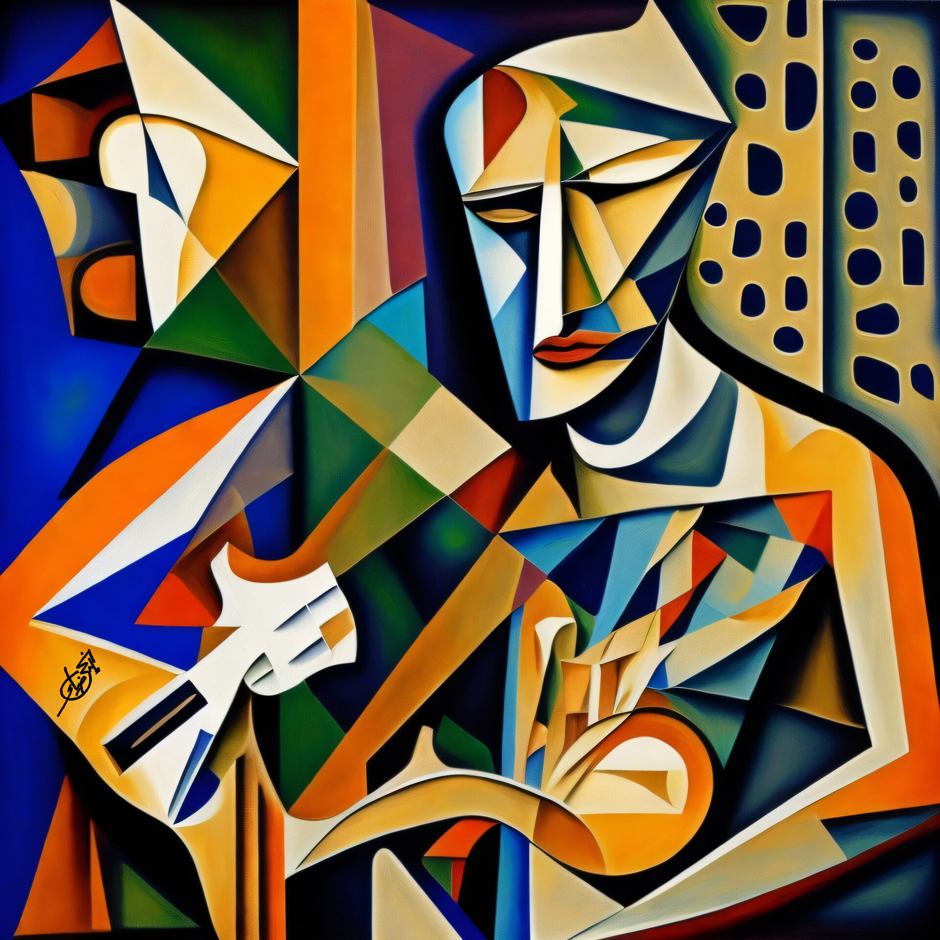 ArtStation - Abstract, Cubism Design (Digital Painting)