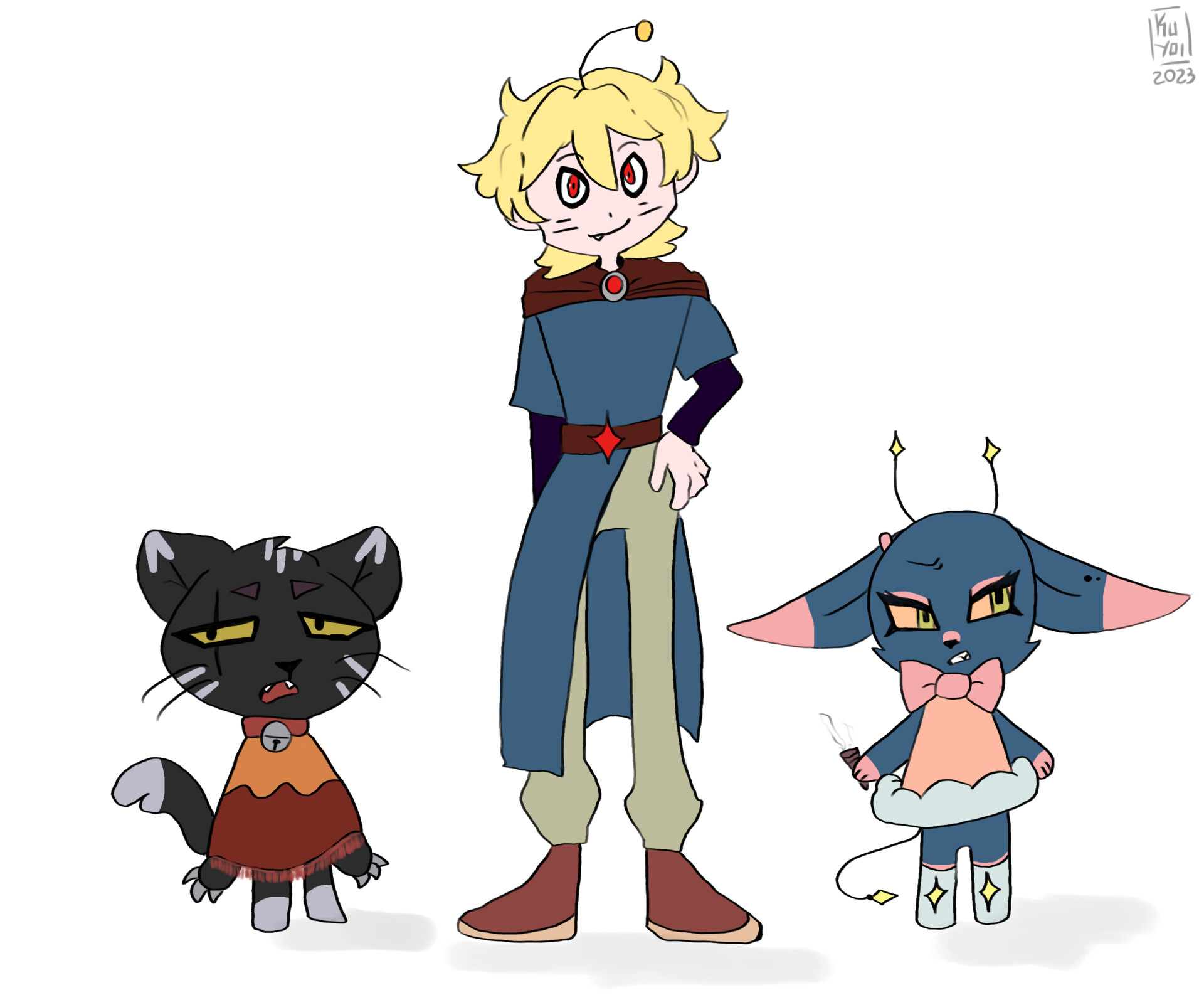 ArtStation - Aliens vs "Michis" Characters Concept