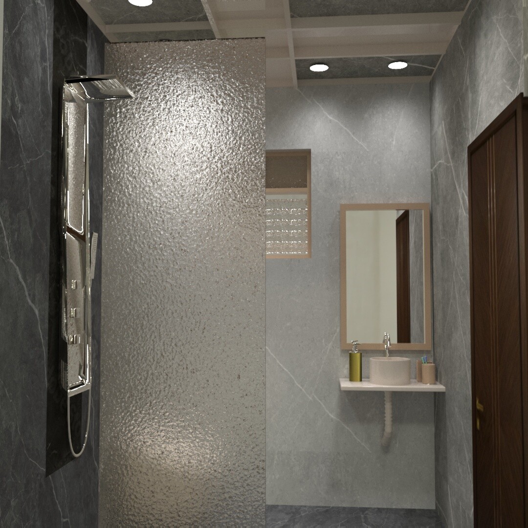 ArtStation - bathroom interior