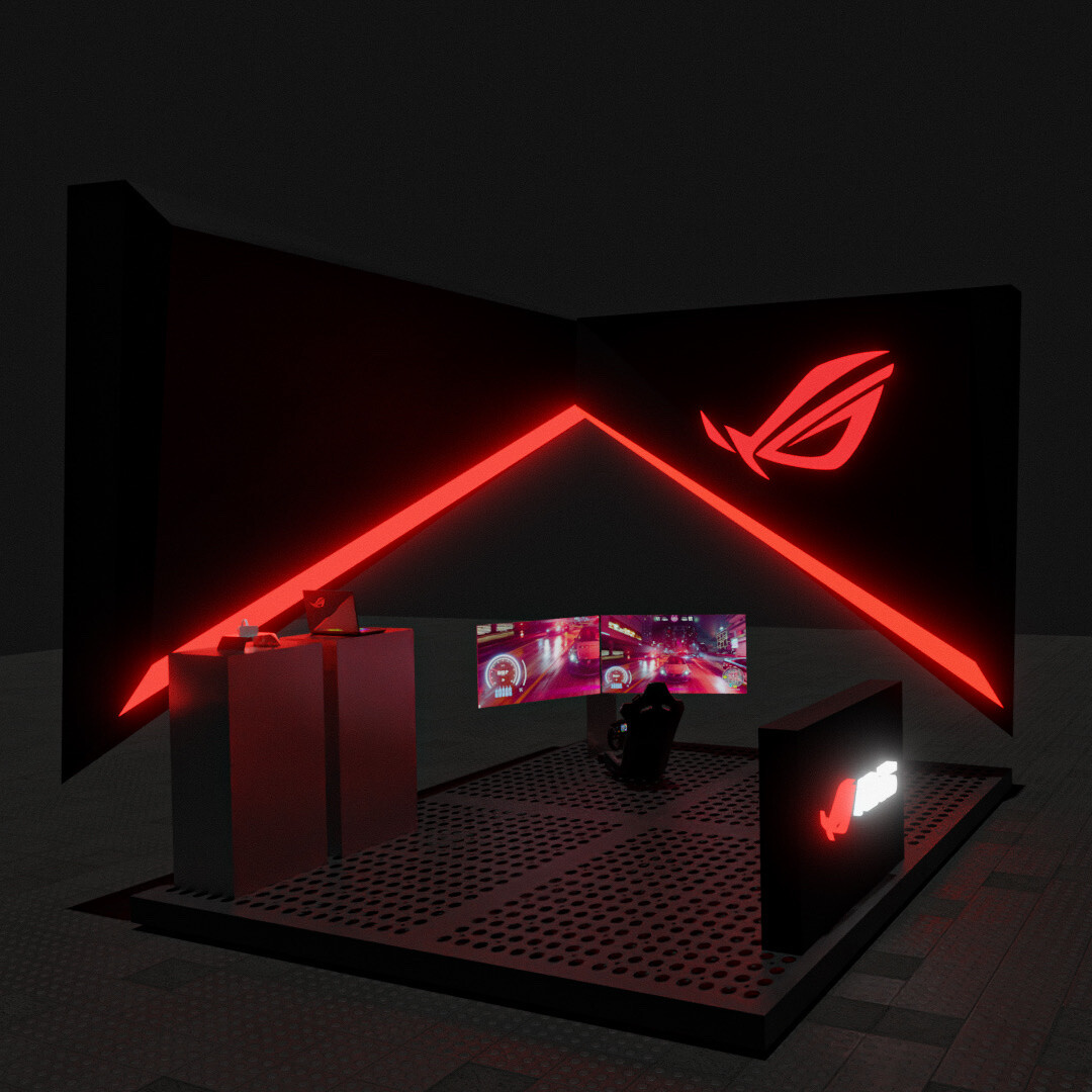 ArtStation - Expo booth for Asus
