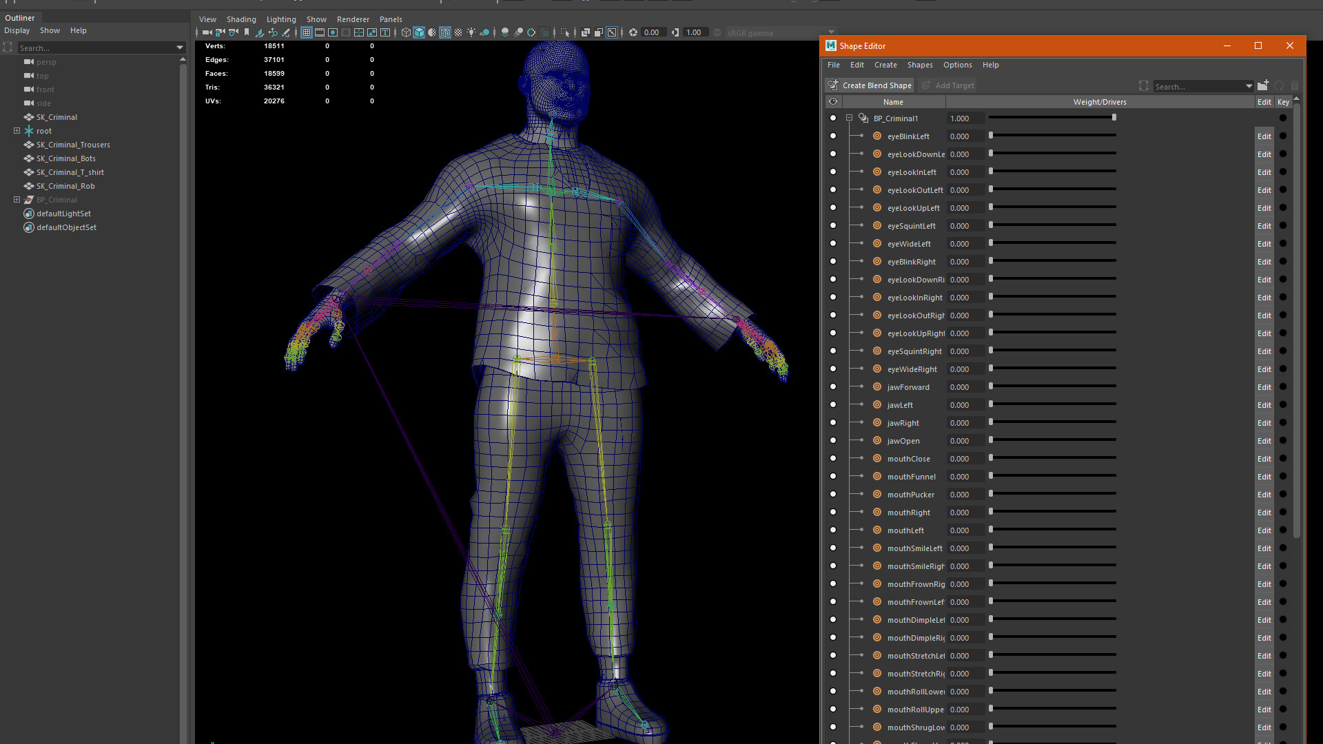 "SDKwarrior" - Criminal 3d low poly game ready