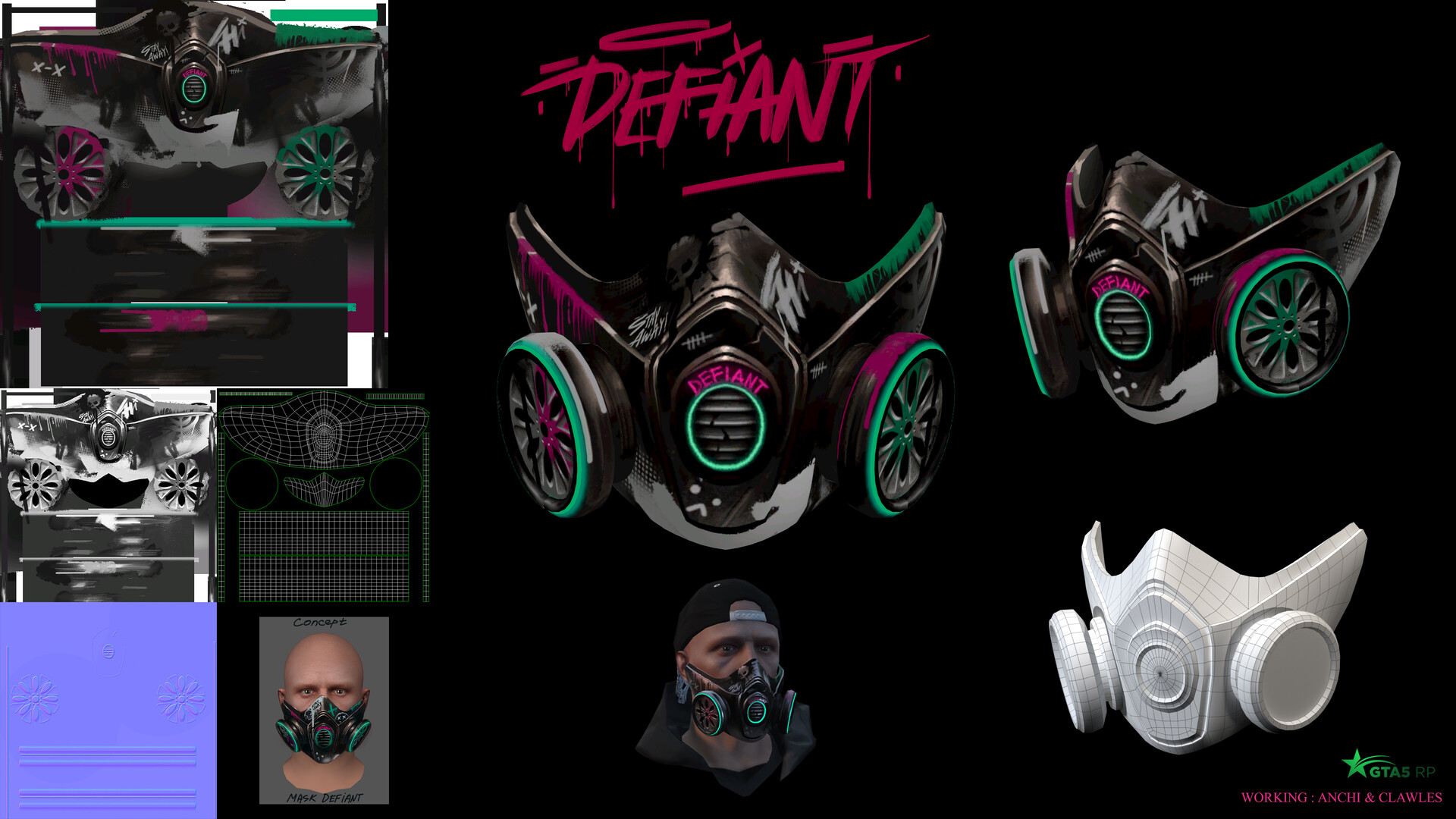 ArtStation - Defiant mask