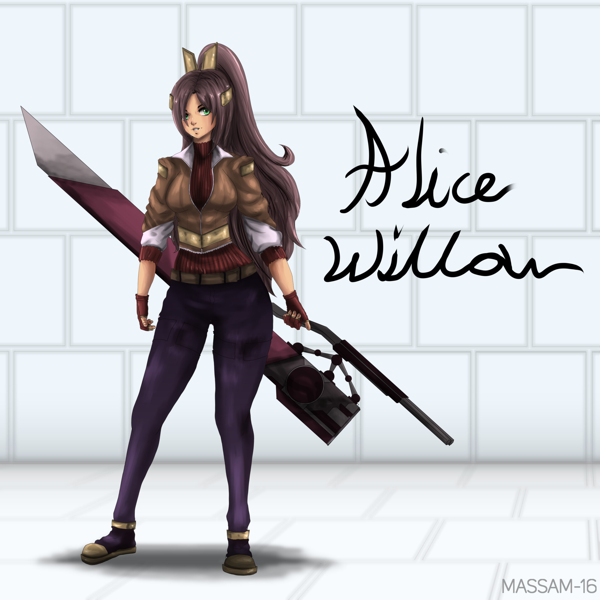ArtStation - Alice Willow (RWBY OC)