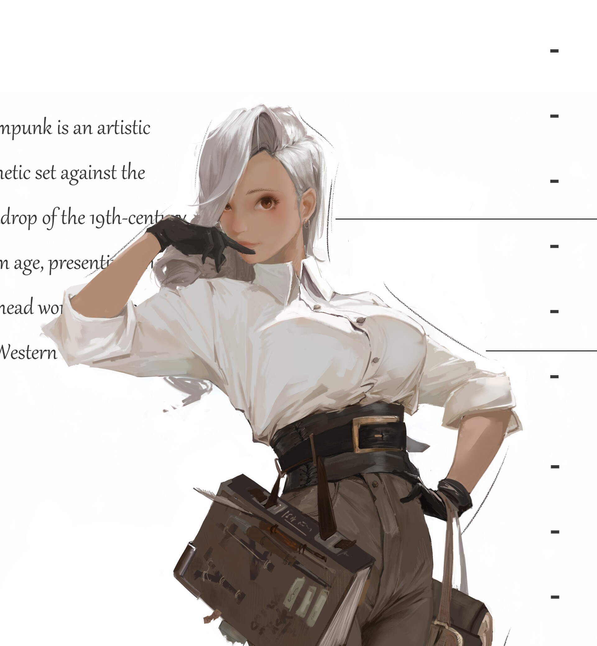 ArtStation - steampunk girl