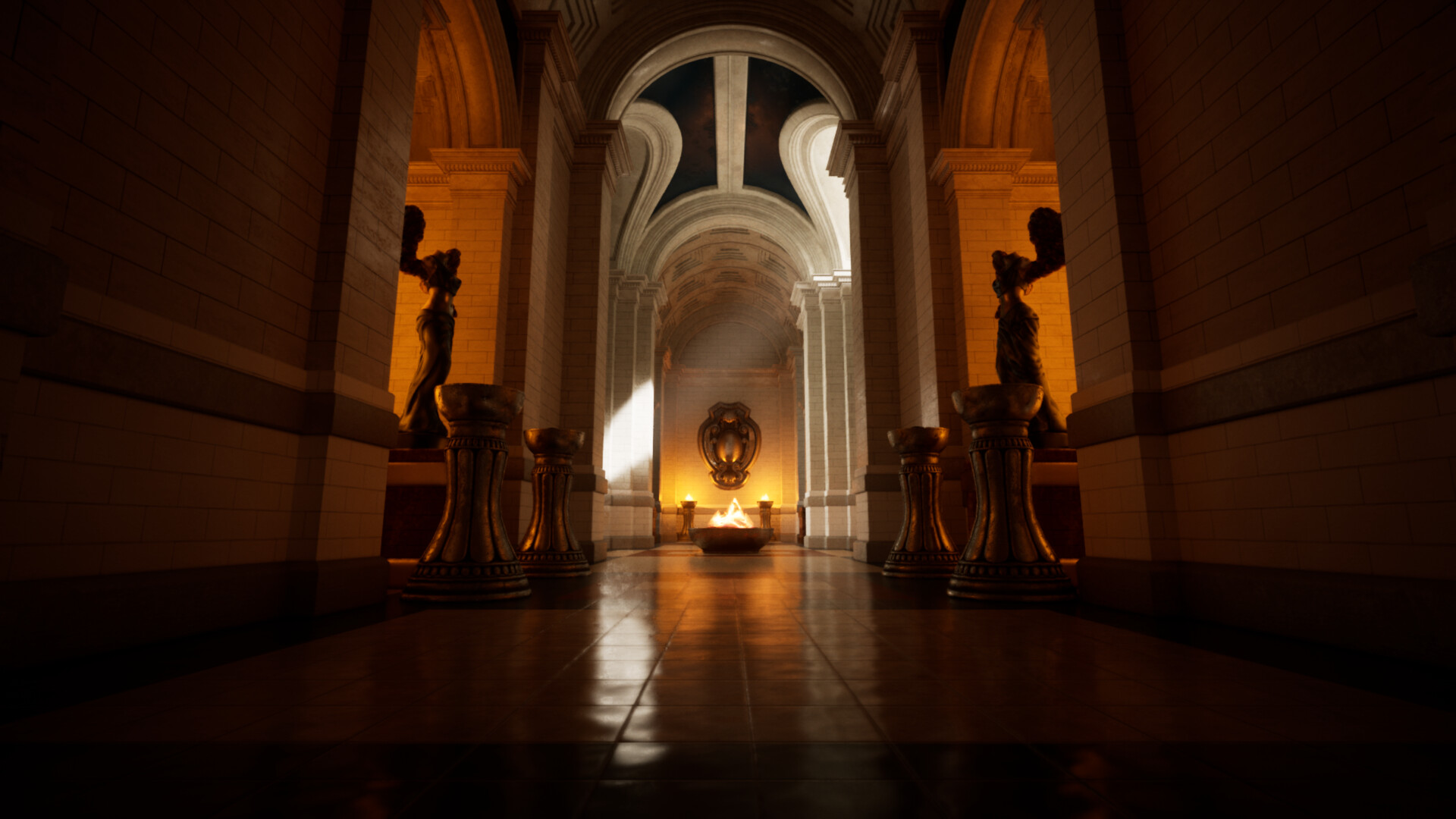 ArtStation - Sun Temple Re-Lighting