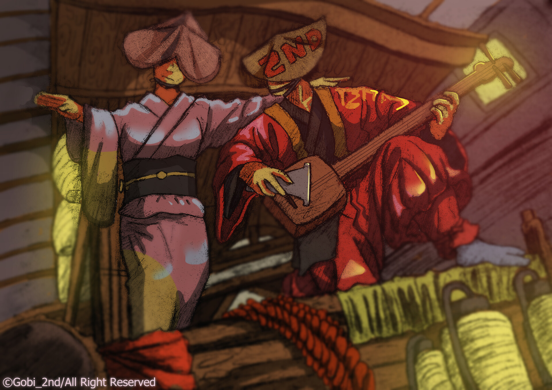 ArtStation - Okinawa minyo