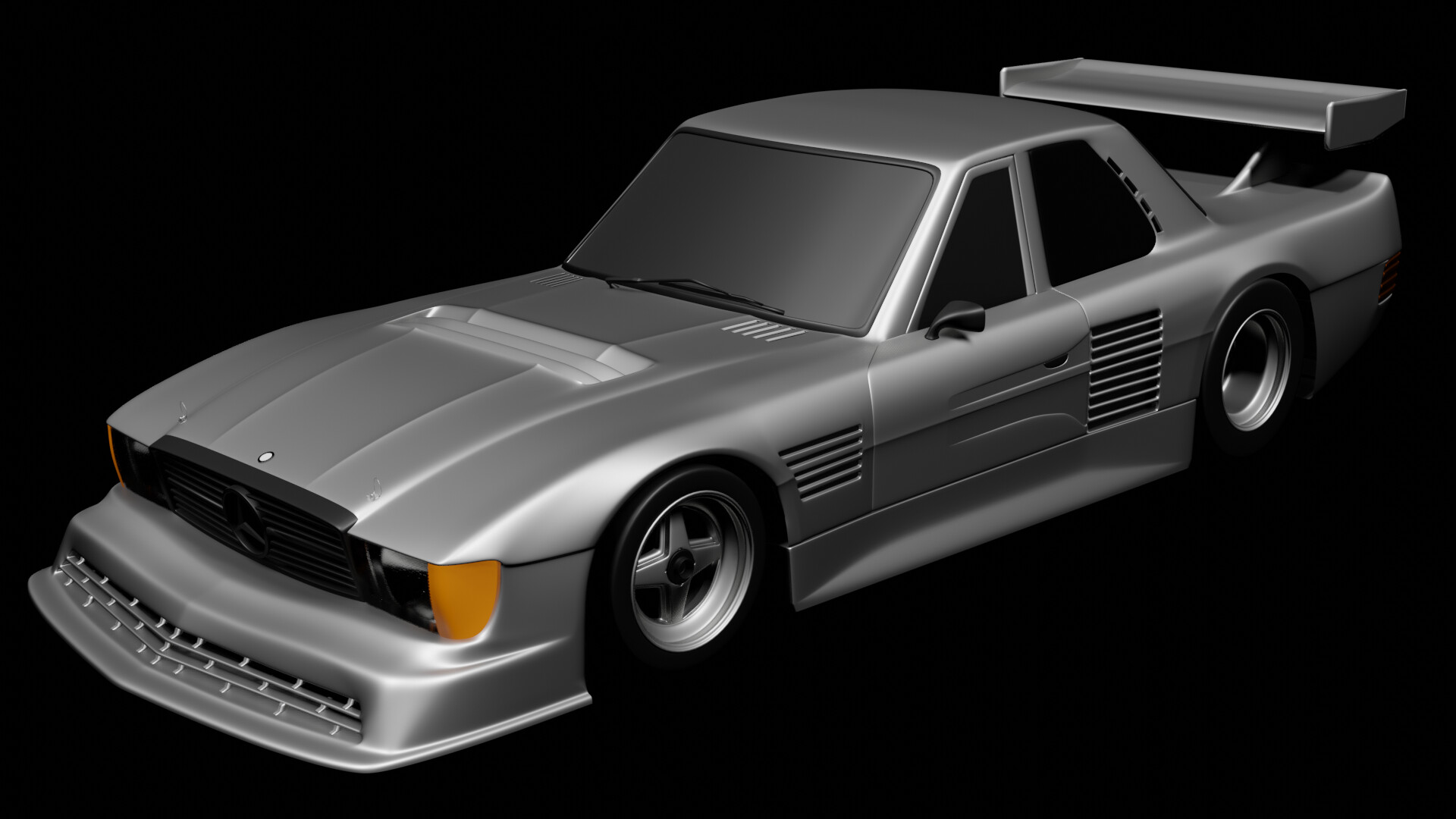 ArtStation - Mercedes-Benz 500SLC Le Mans Prototype