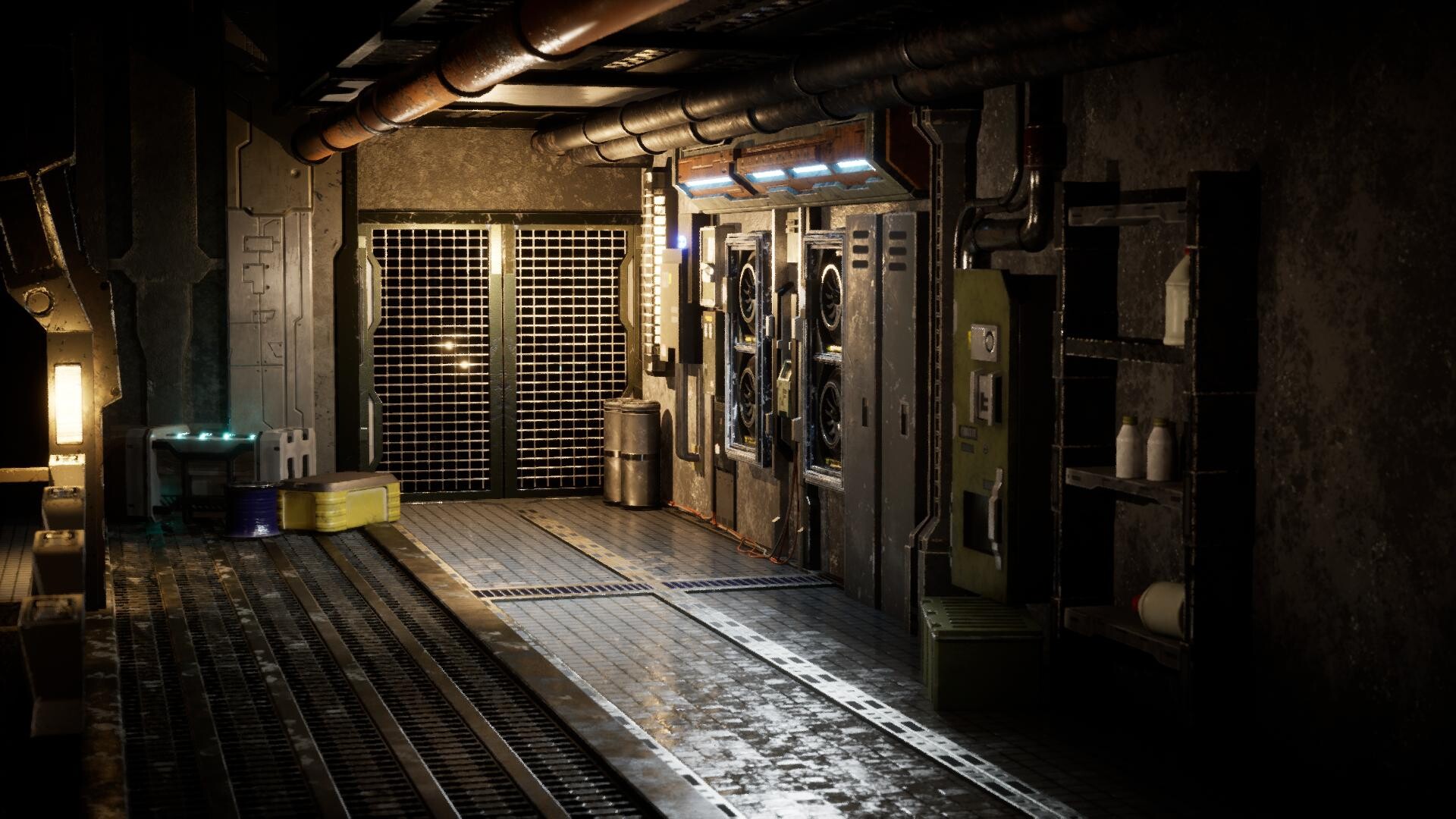 ArtStation - Dead Space Inspired Hallway