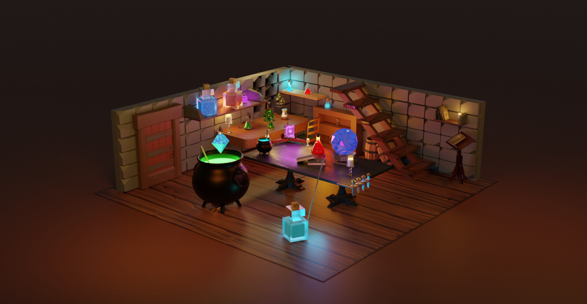 ArtStation - Alchemist room