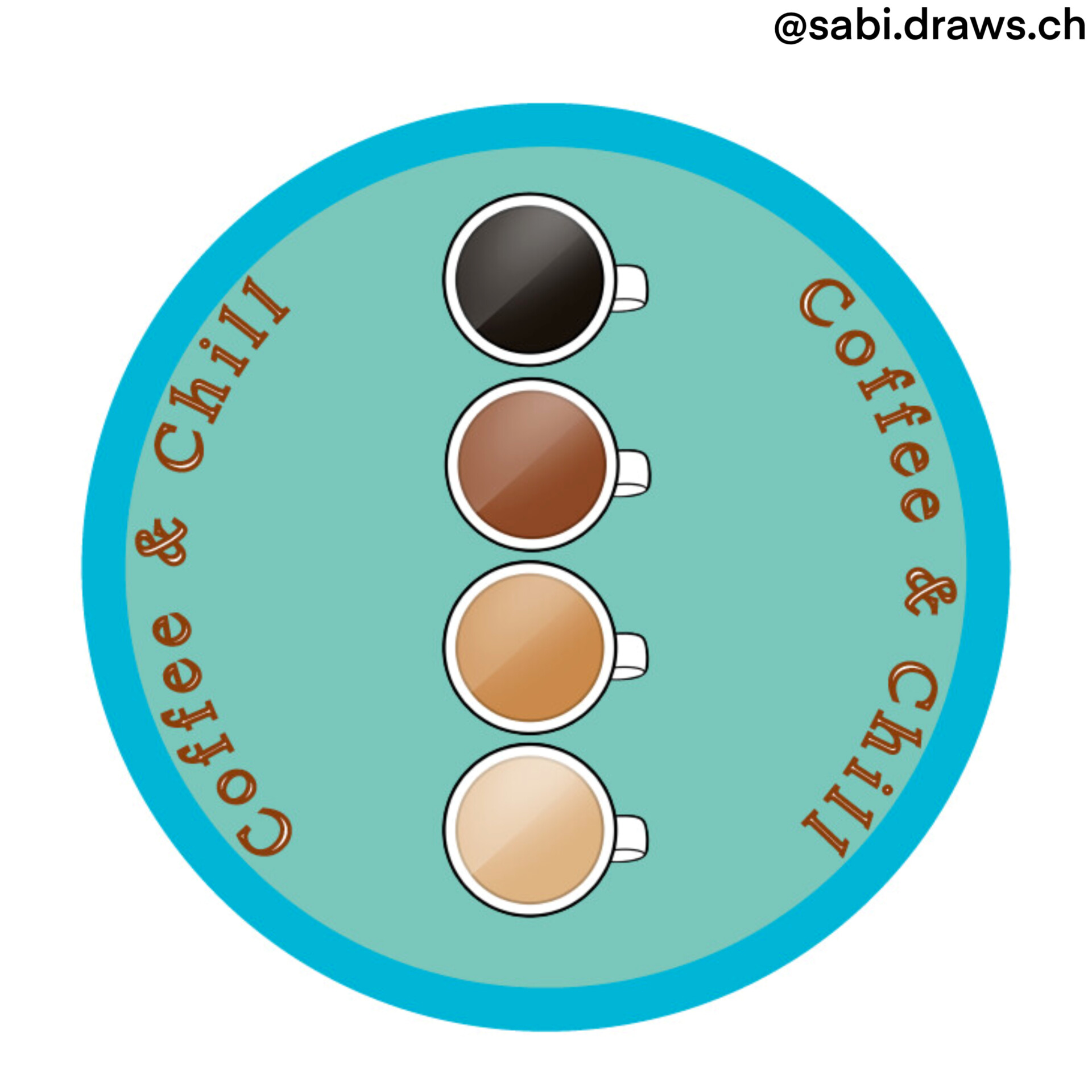 ArtStation - Logo Design Coffee & Chill