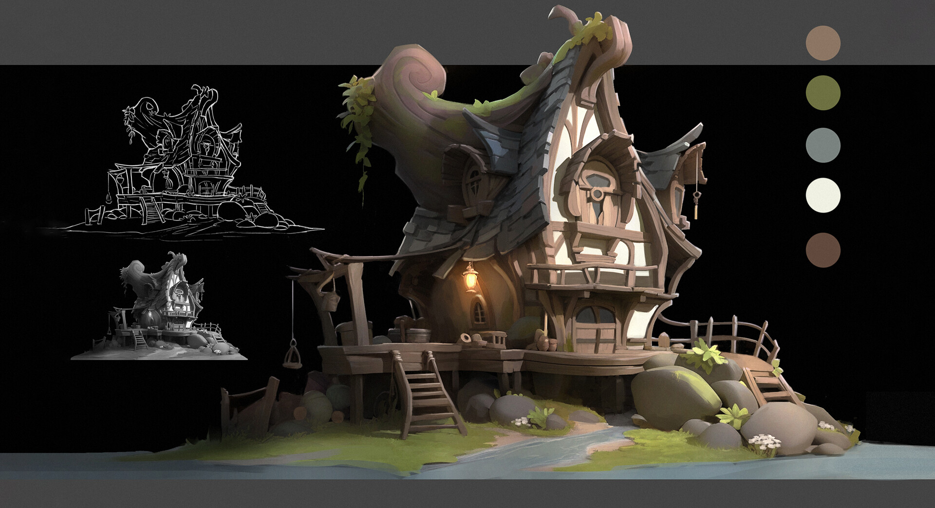 ArtStation - Fantasy Cottage Challenge 2023