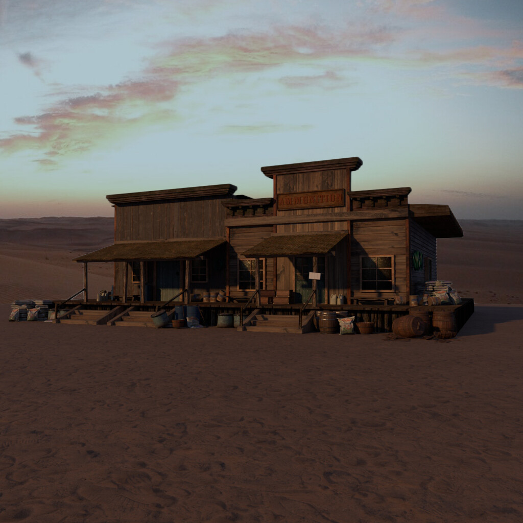 ArtStation - Cowboy house