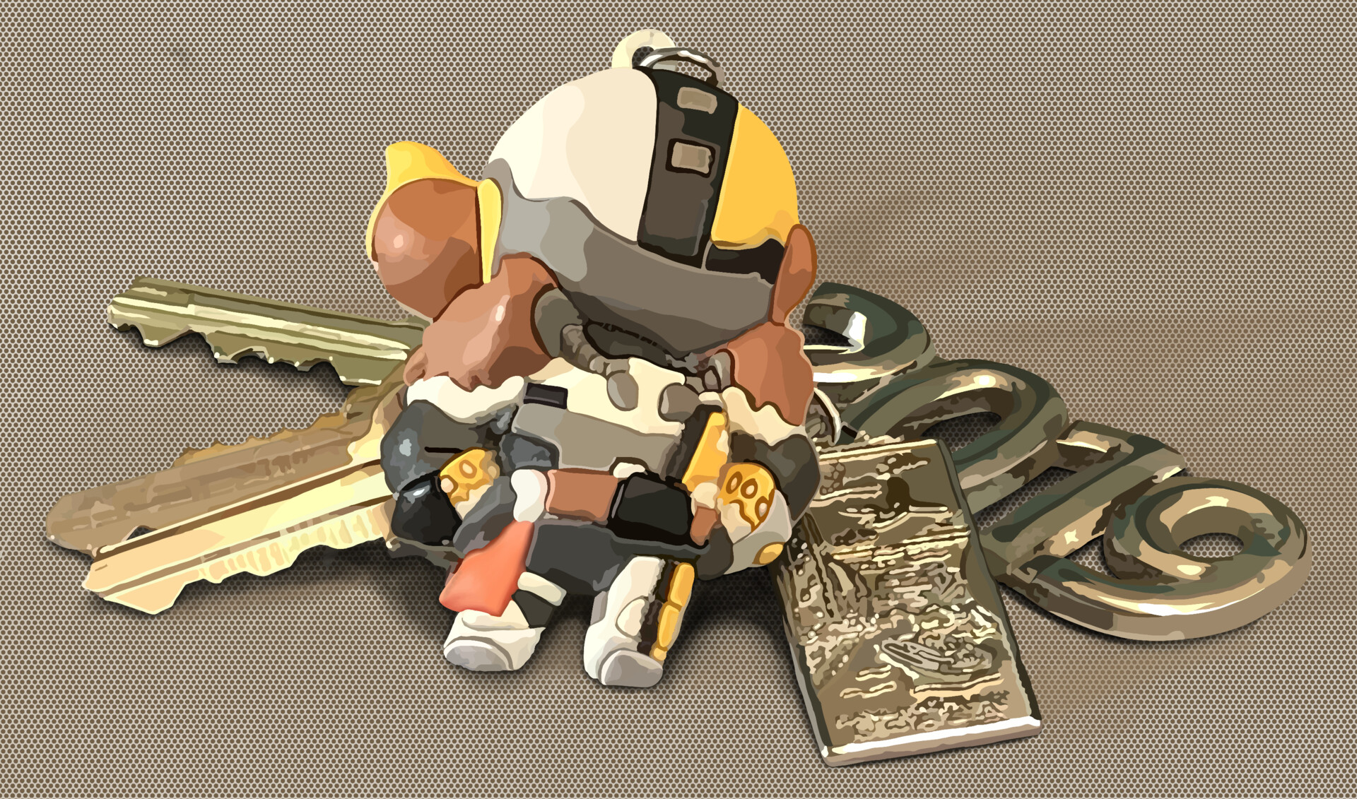 ArtStation - Keychain Object Study