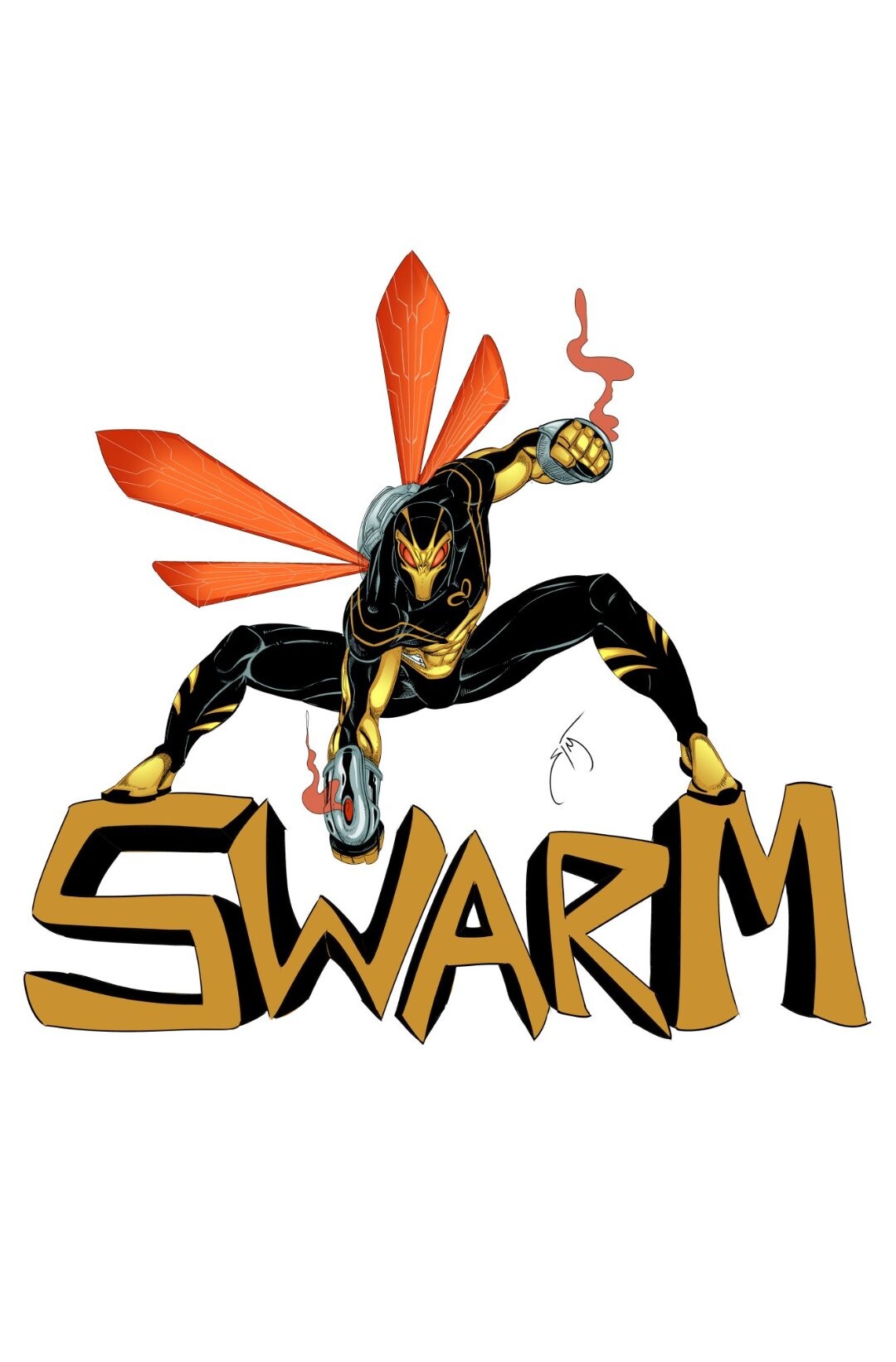 ArtStation - SWARM Decal & Merch Illustration.